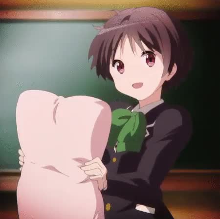 Kumin with a pillow [Love, Chunibyo & Other Delusions] | Scrolller