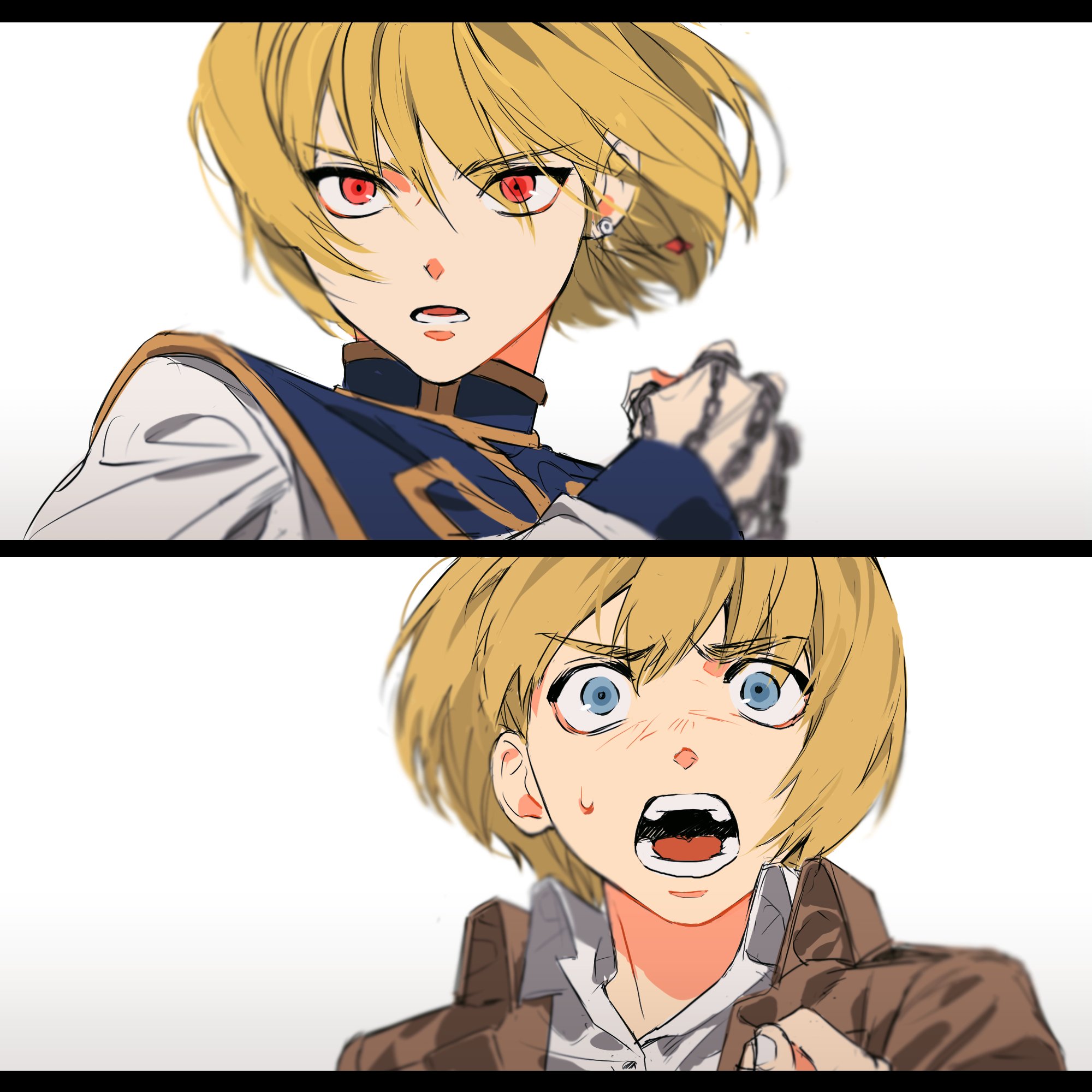 Kurapika and Armin | Scrolller