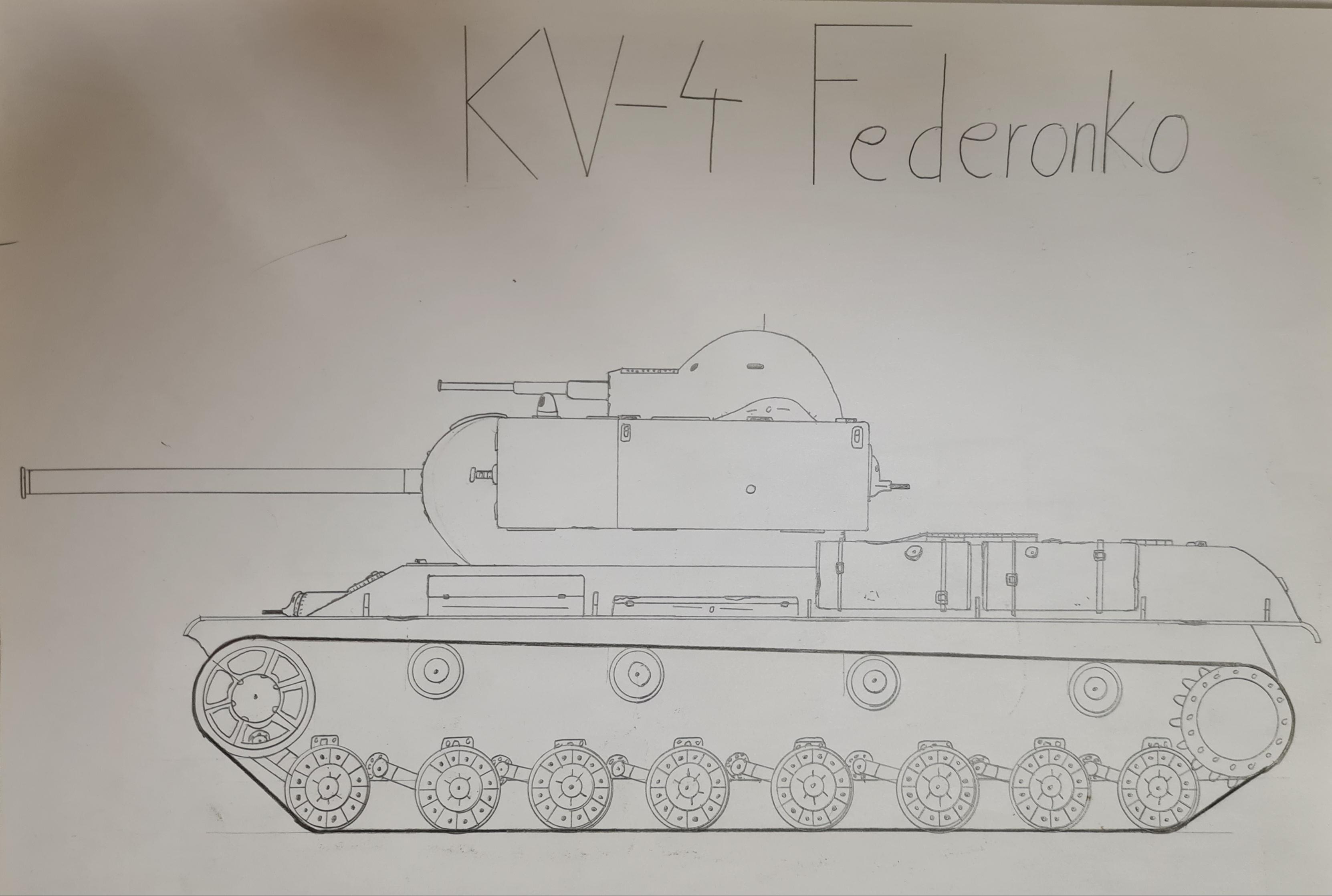 KV-4 Federonko's proposal | Scrolller