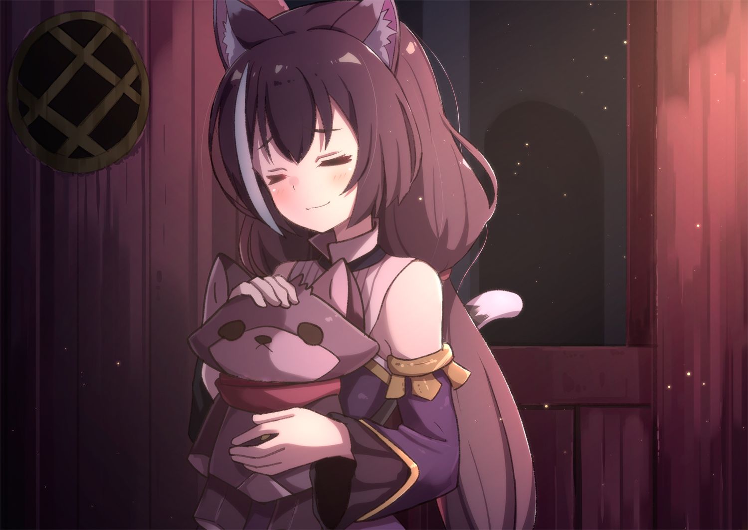 Kyaru loves her stuffed animal | Scrolller