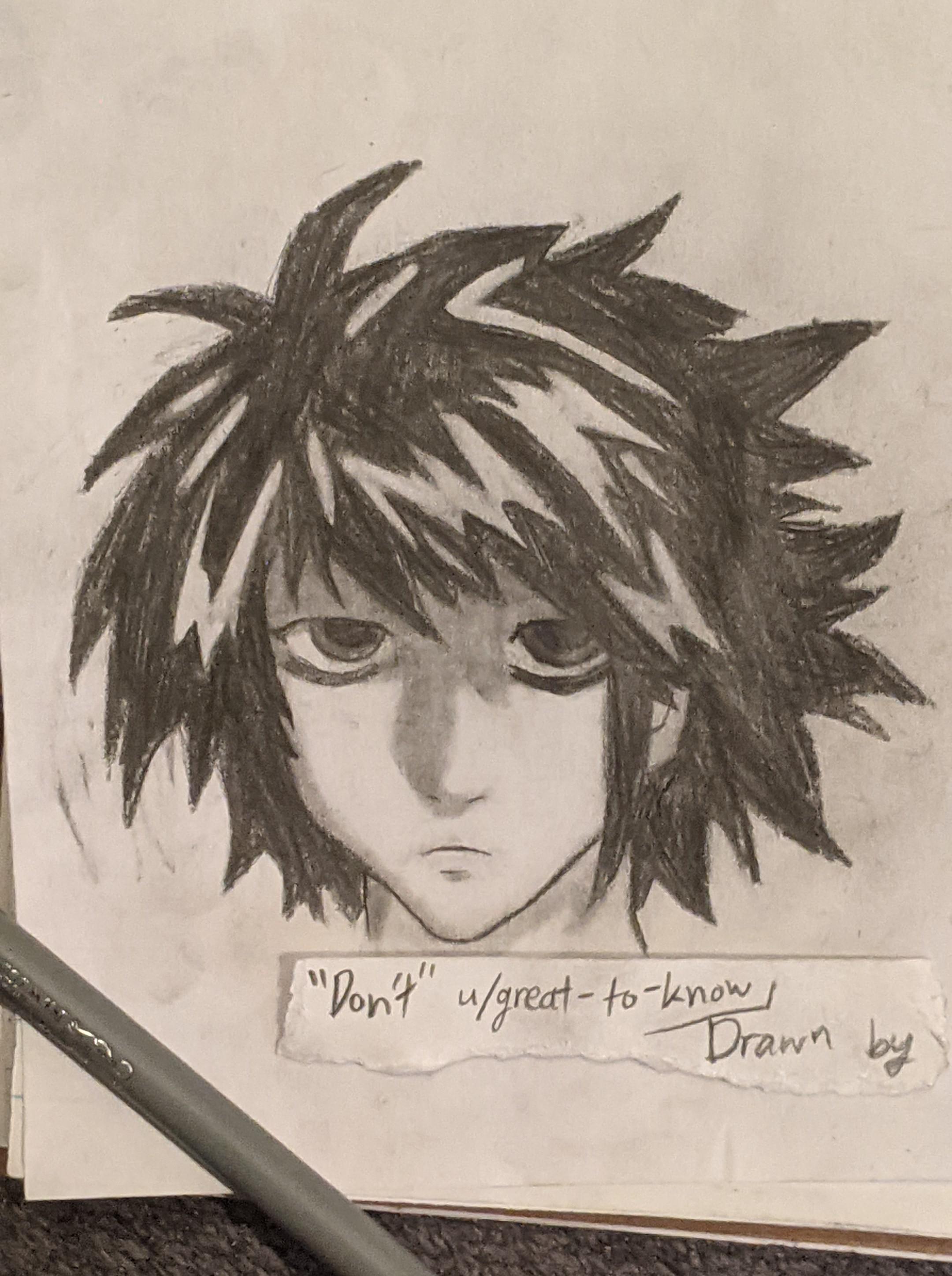 L from Deathnote | Scrolller