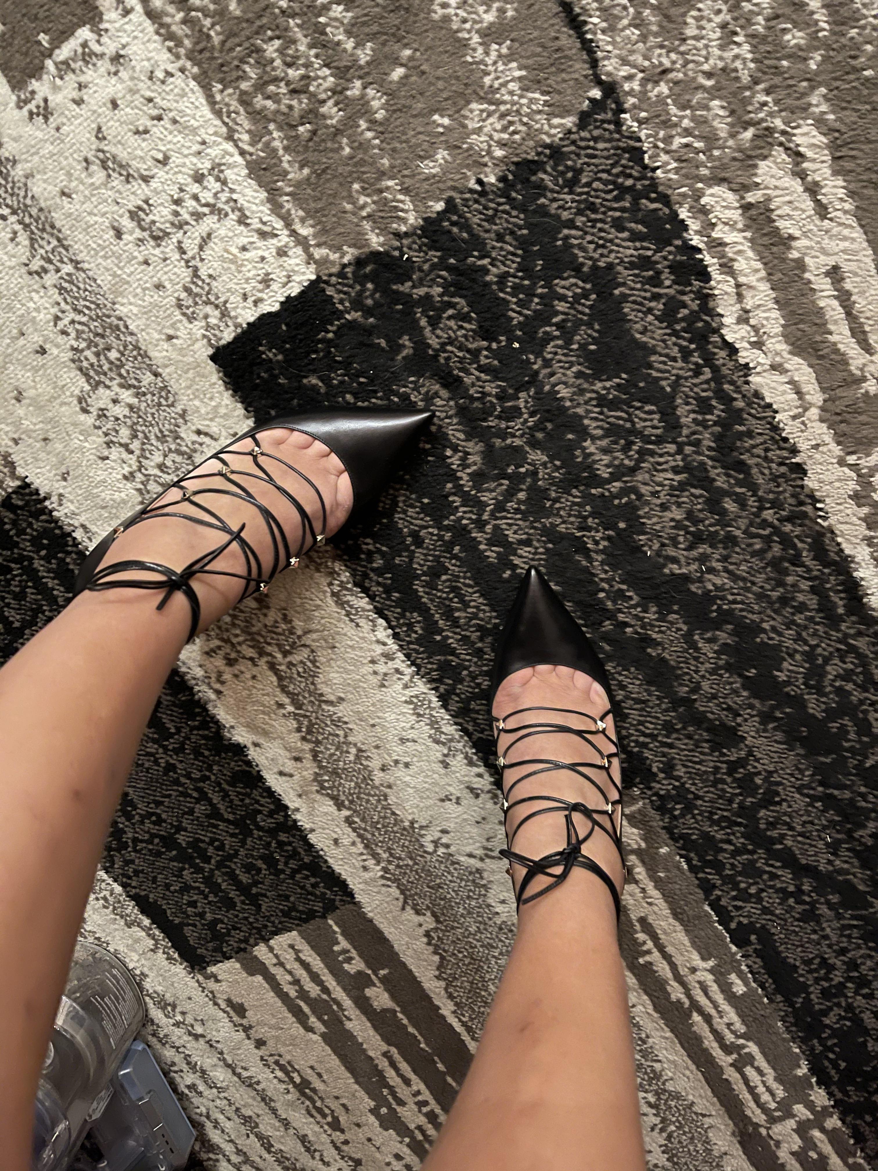 Lace up mini RockStud Valentino | Scrolller