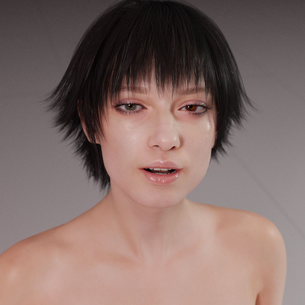 Lady Rendering | Scrolller