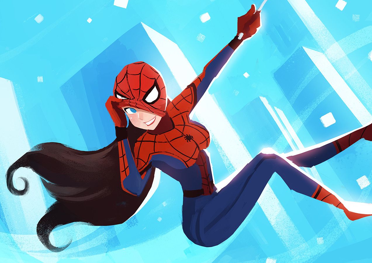 Lady Spidey by Hachi Lee | Scrolller