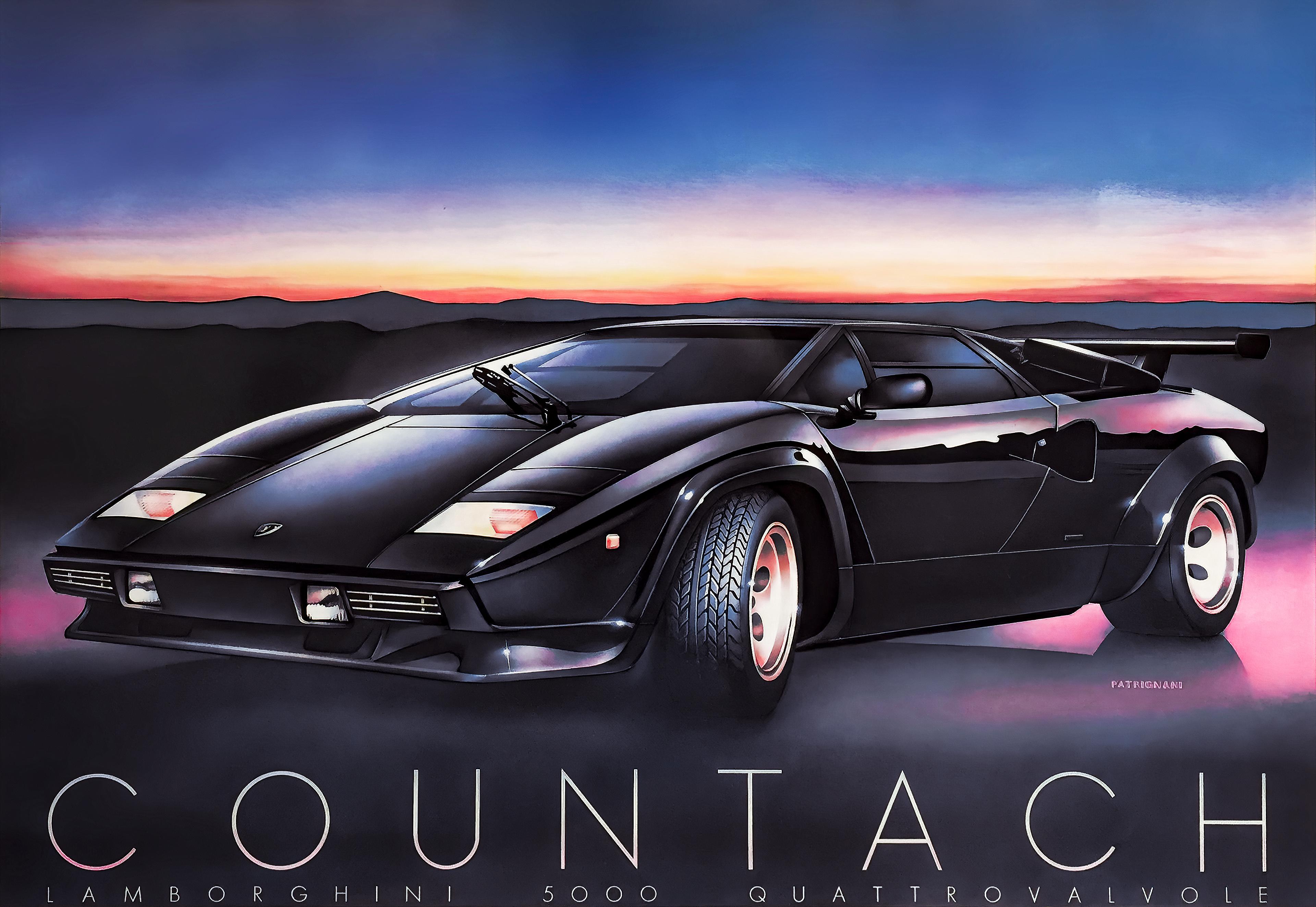 Lamborghini Countach 5000 Quattrovalvole by Patrignani | Scrolller