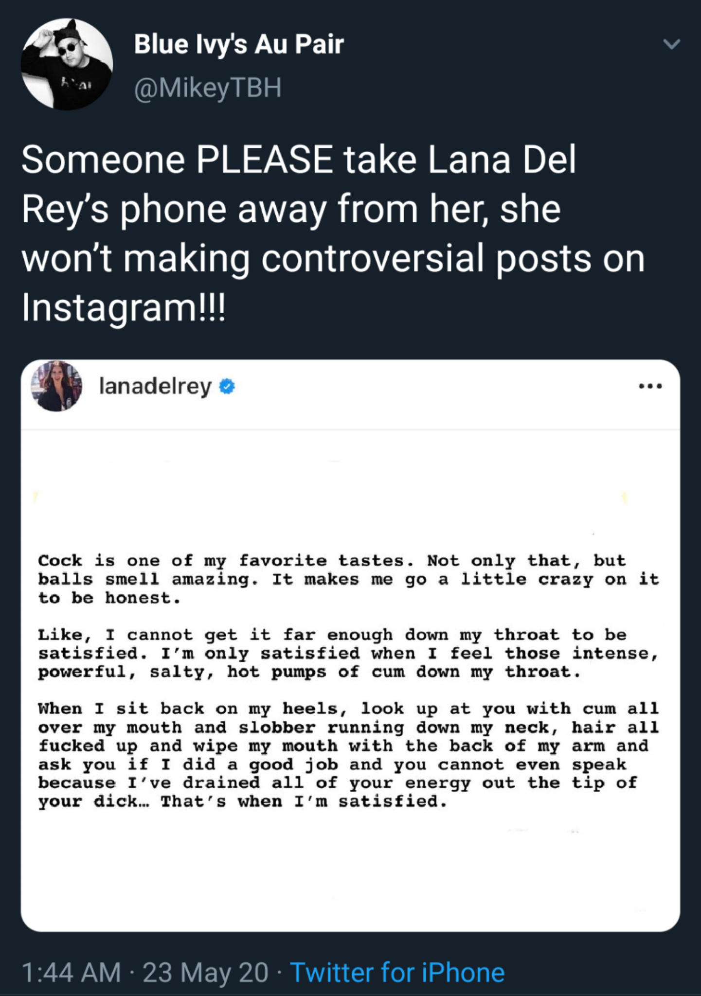 Lana just keeps making it worse smh | Scrolller