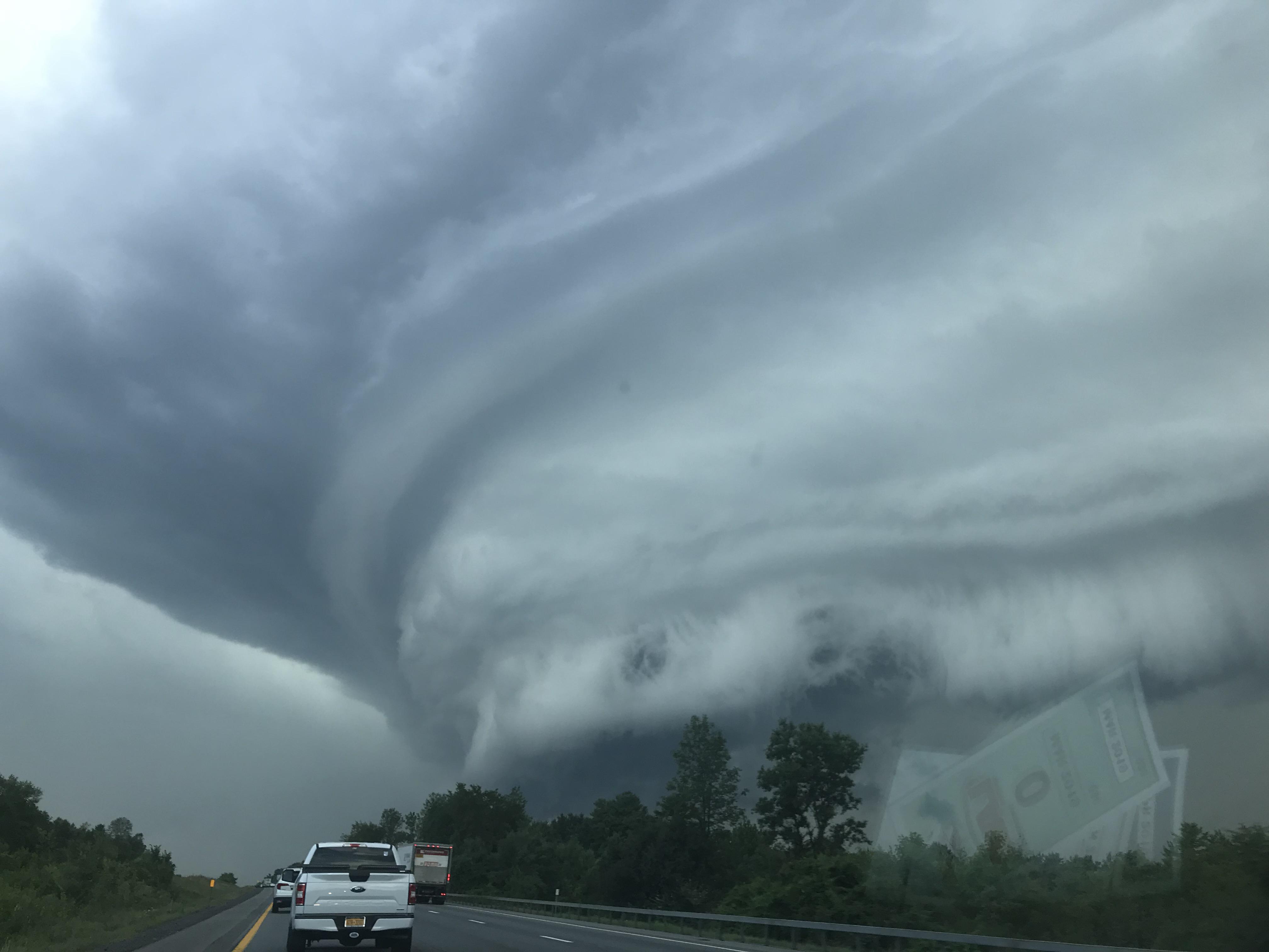 Large Storm Cloud In Upstate New York | Scrolller