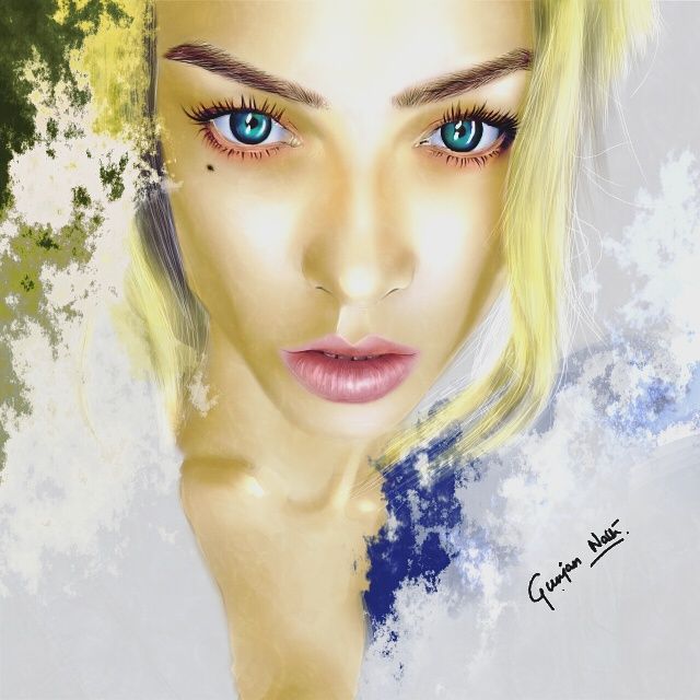 Lauren German fan-art. Digital painting. | Scrolller