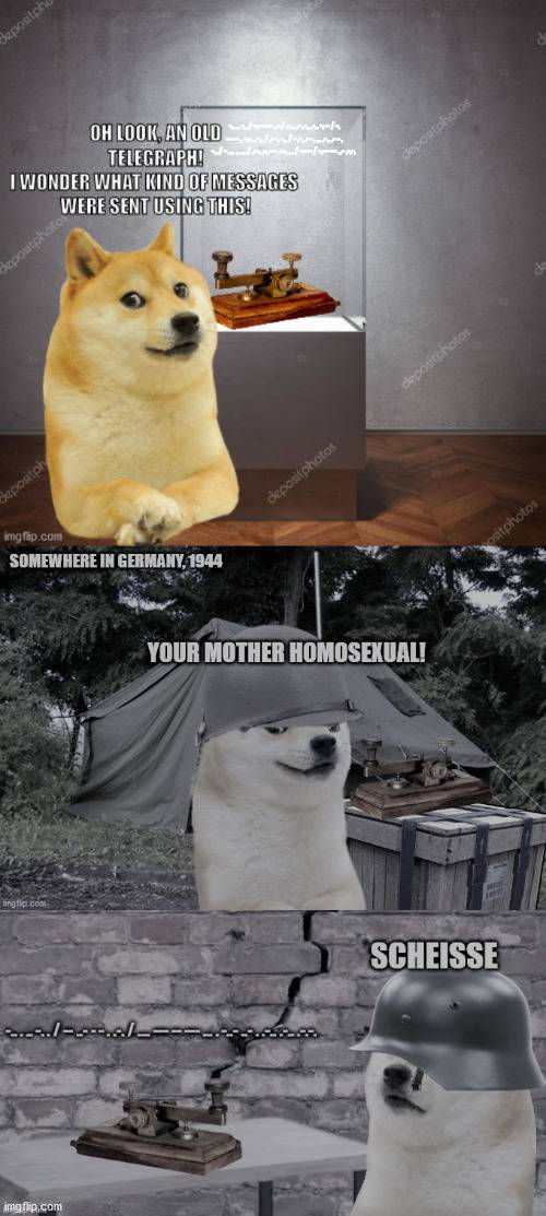 Le old telegraph has arrived! | Scrolller