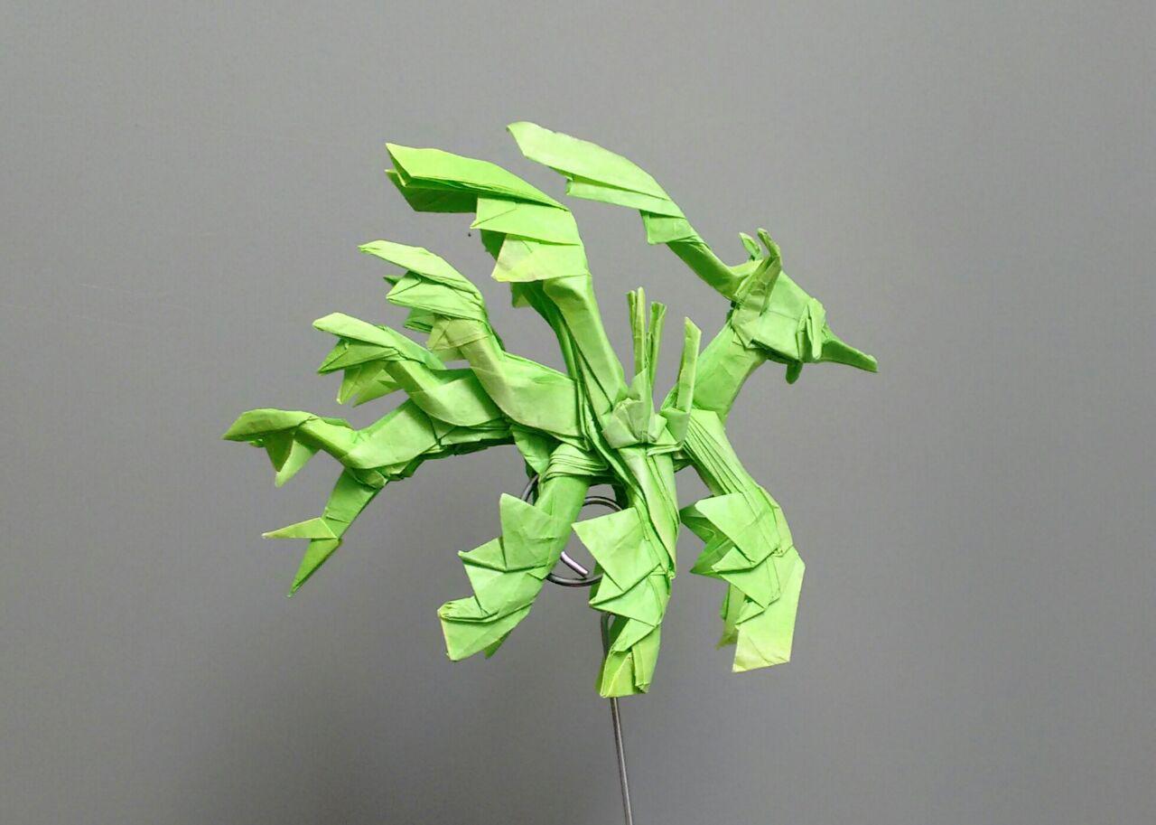 Leafy Sea Dragon, designed by Kamiya Satoshi, folded by me from CP | Scrolller