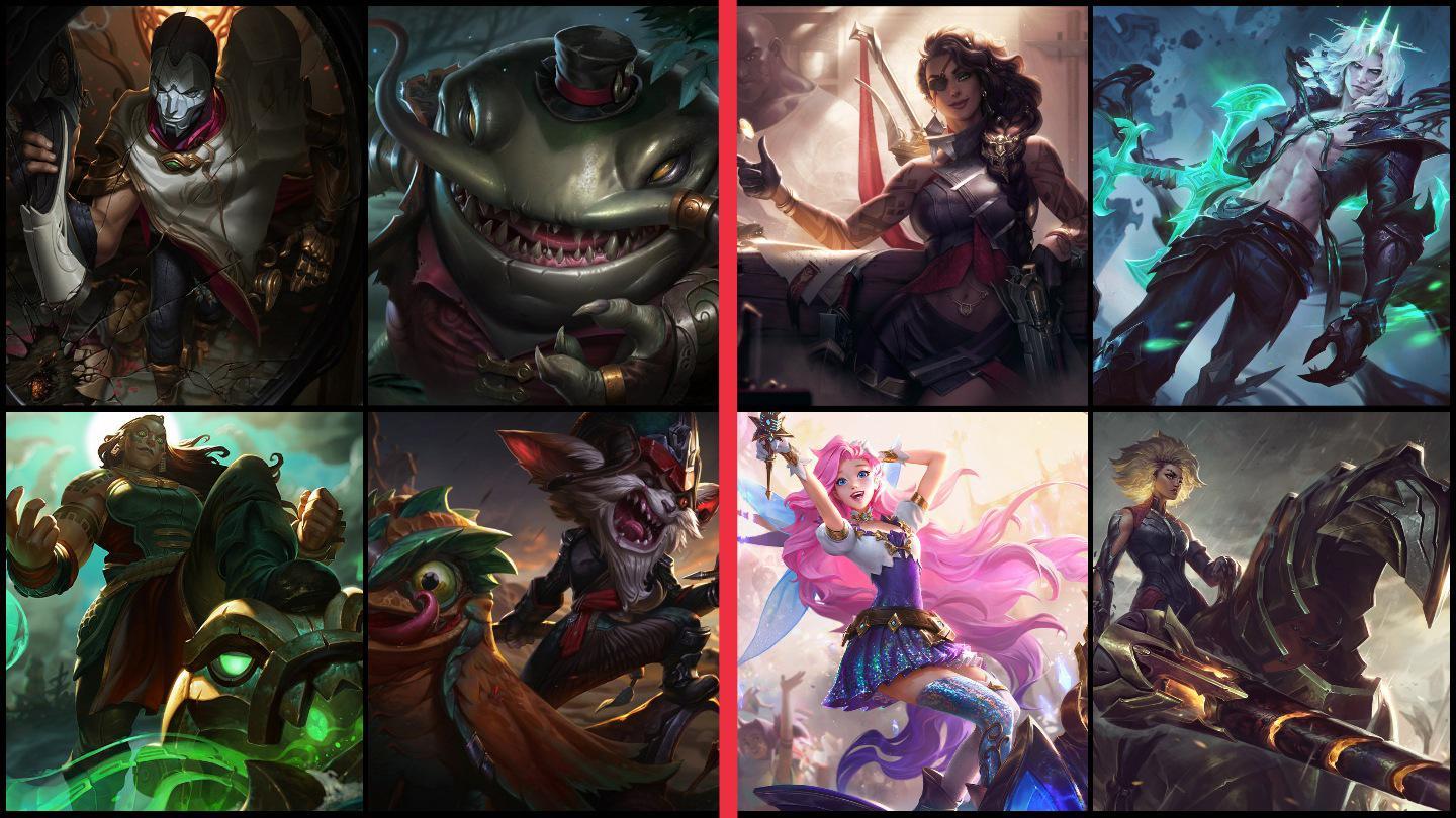 League of Legends went from having really interesting and unique character designs to look like ...