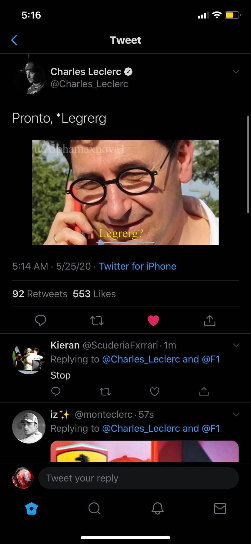 leclerc has became one of us | Scrolller