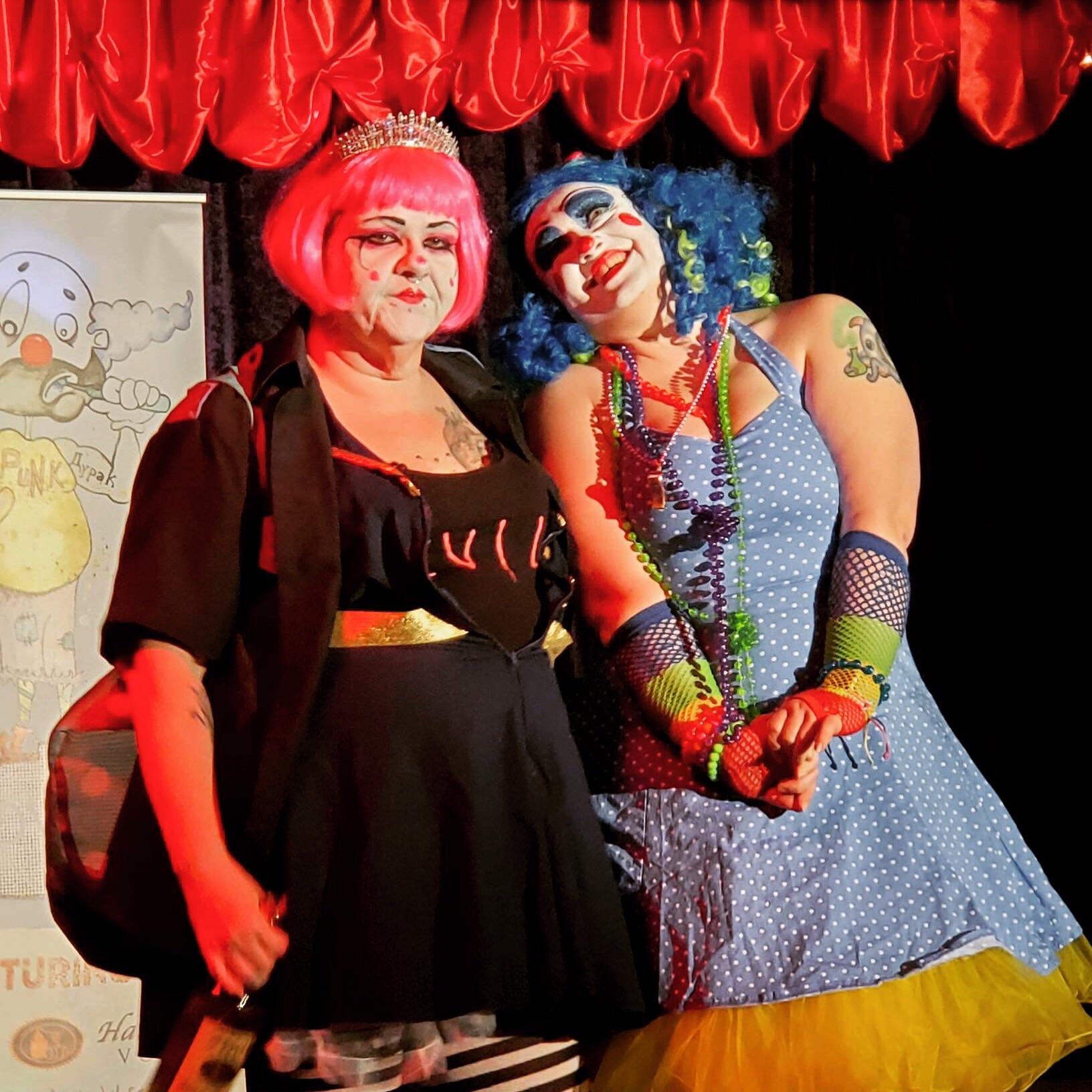 Left to right: Salty and Bubble-ishus the Kalashnikov Clowns | Scrolller