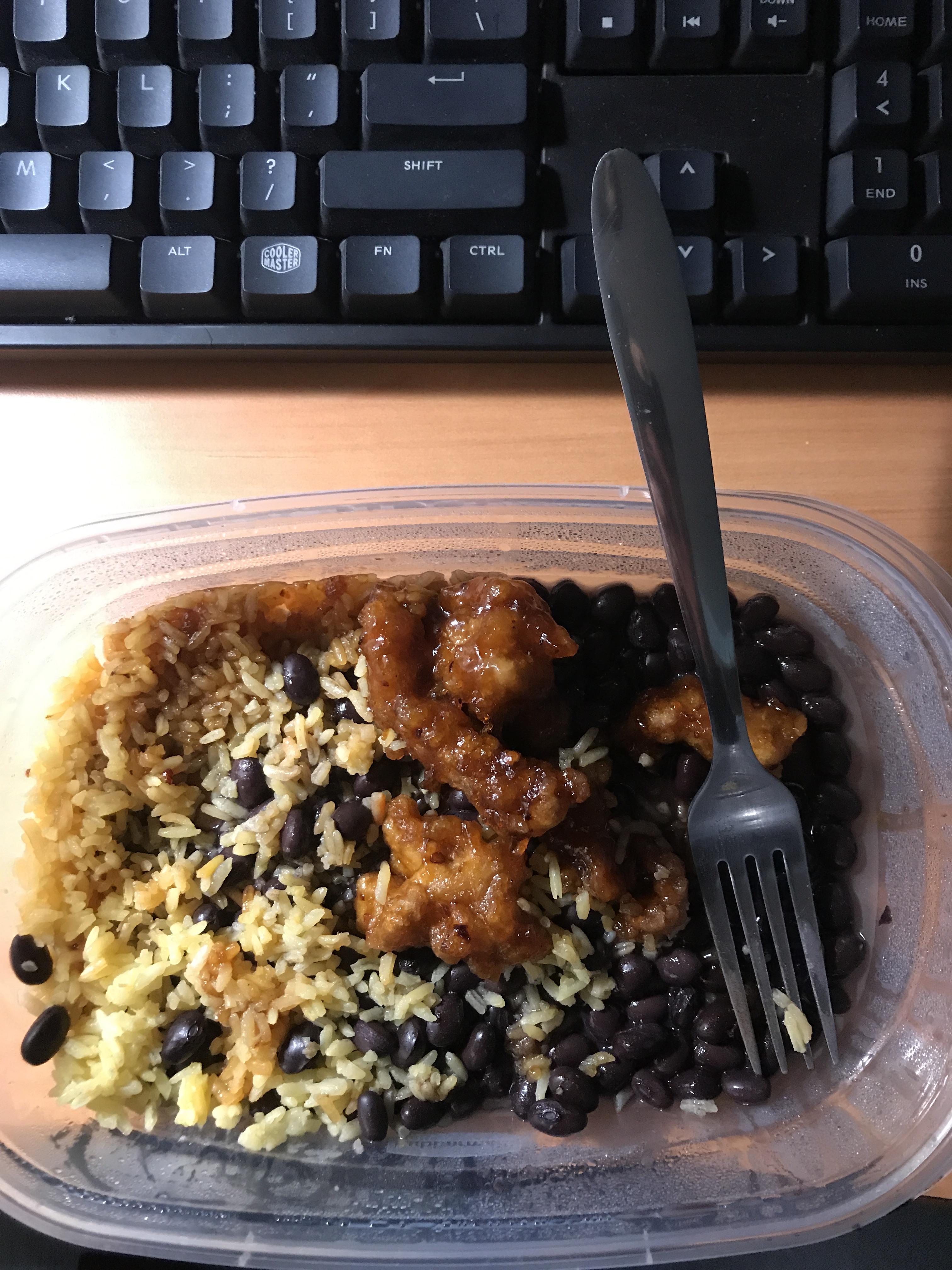 Leftover Chinese and beans | Scrolller