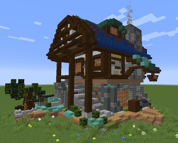 Lego Minecraft House - I tried to follow lego instructions, and the set 21325 came out like this ...