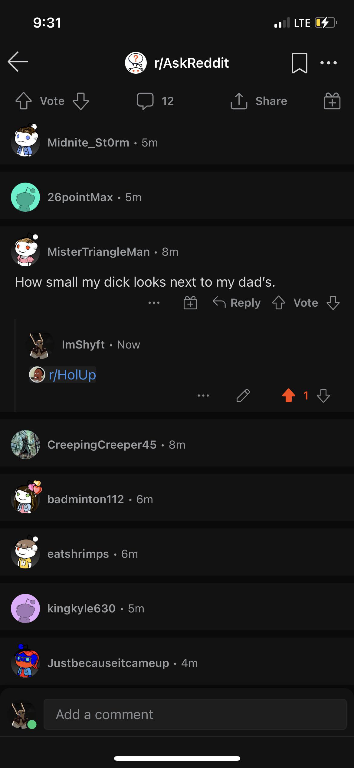 “Let’s compare sizes boy.” | Scrolller