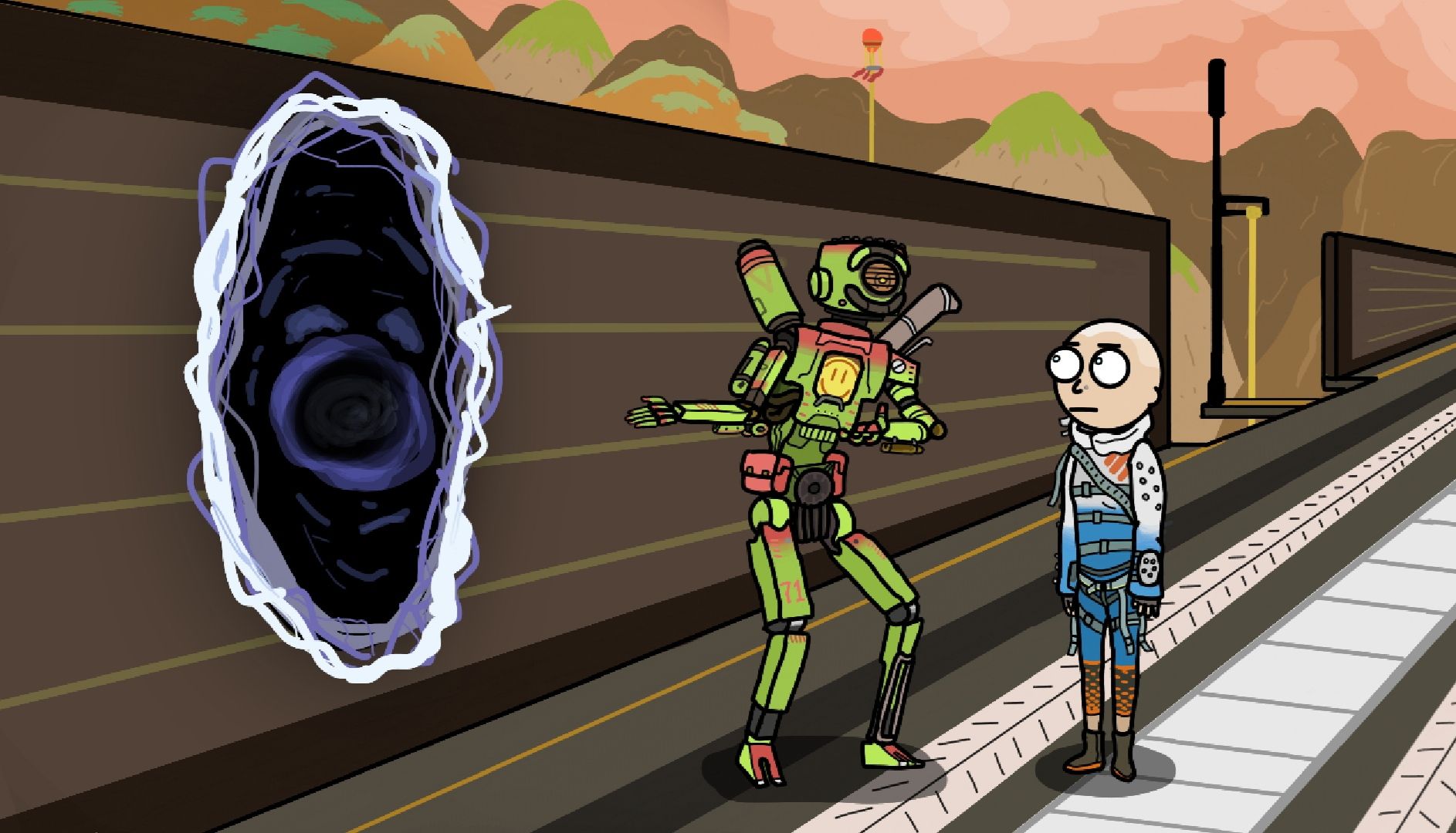 Let's go, in and out. 20 second adventure. | Scrolller