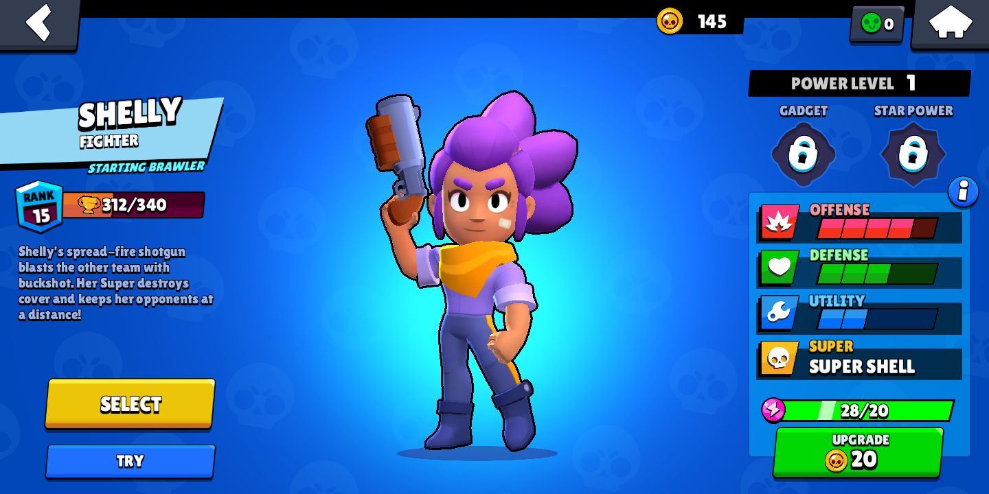 Level 1 shelly rank 15 (next goal rank 20) | Scrolller