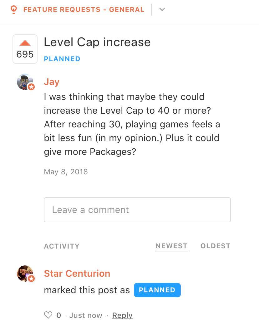 Level Cap increase is now Planned | Scrolller