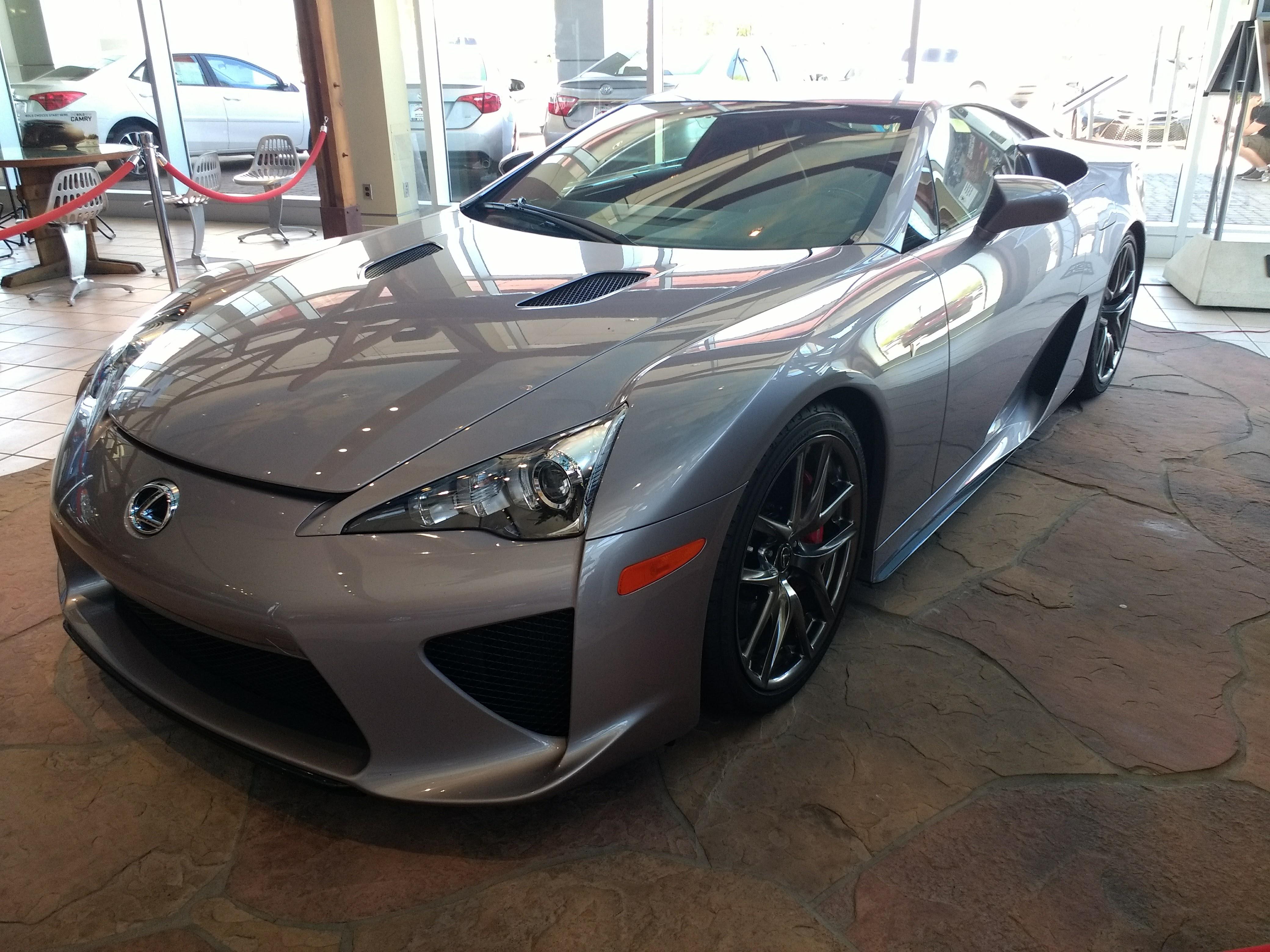 [Lexus LFA] spotted at my local Toyota dealership | Scrolller