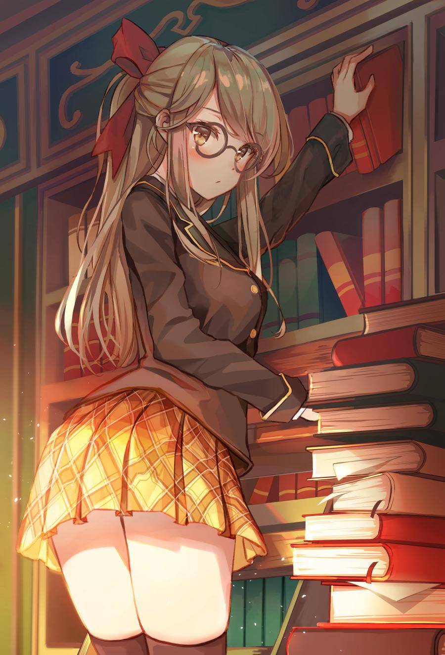 Library Duty [Original] [x-post from r/Joshi_Kosei] | Scrolller