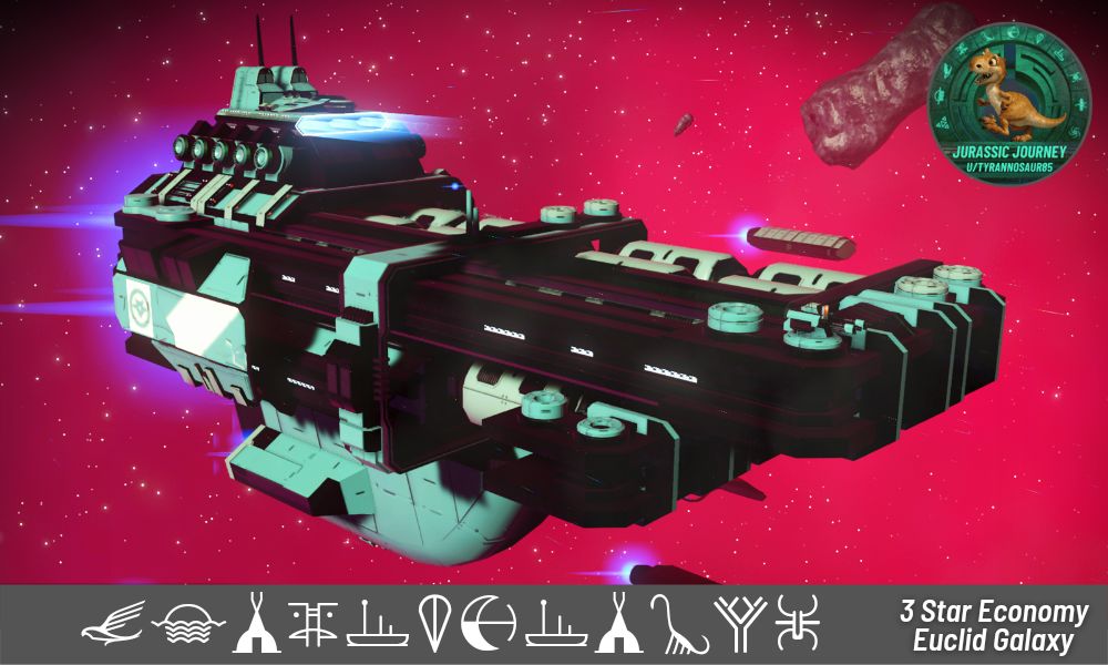 Light Blue & Black Mini Cargo Overbite System Freighter. | Scrolller