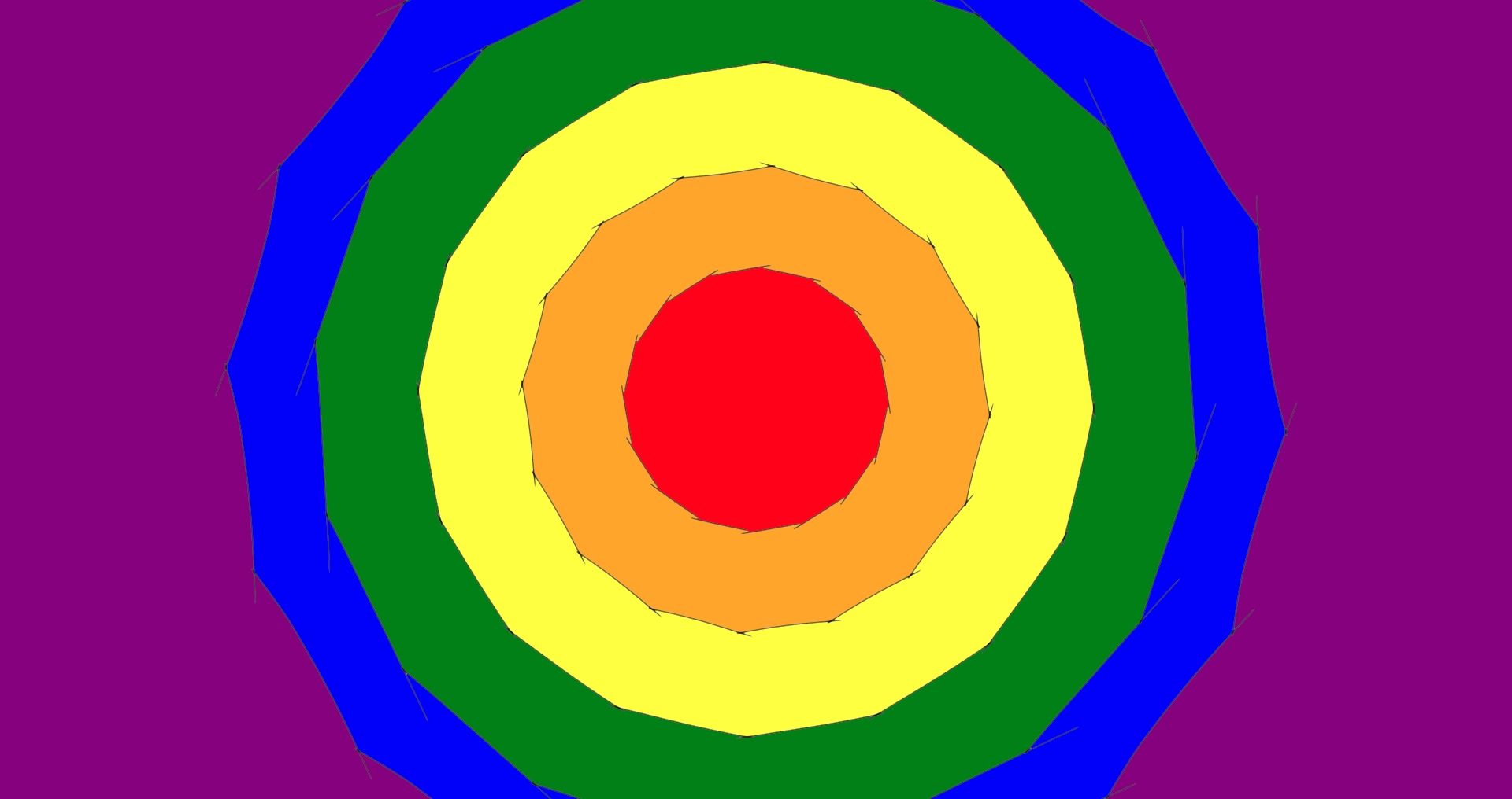 I made a geometric pride flag! | Scrolller