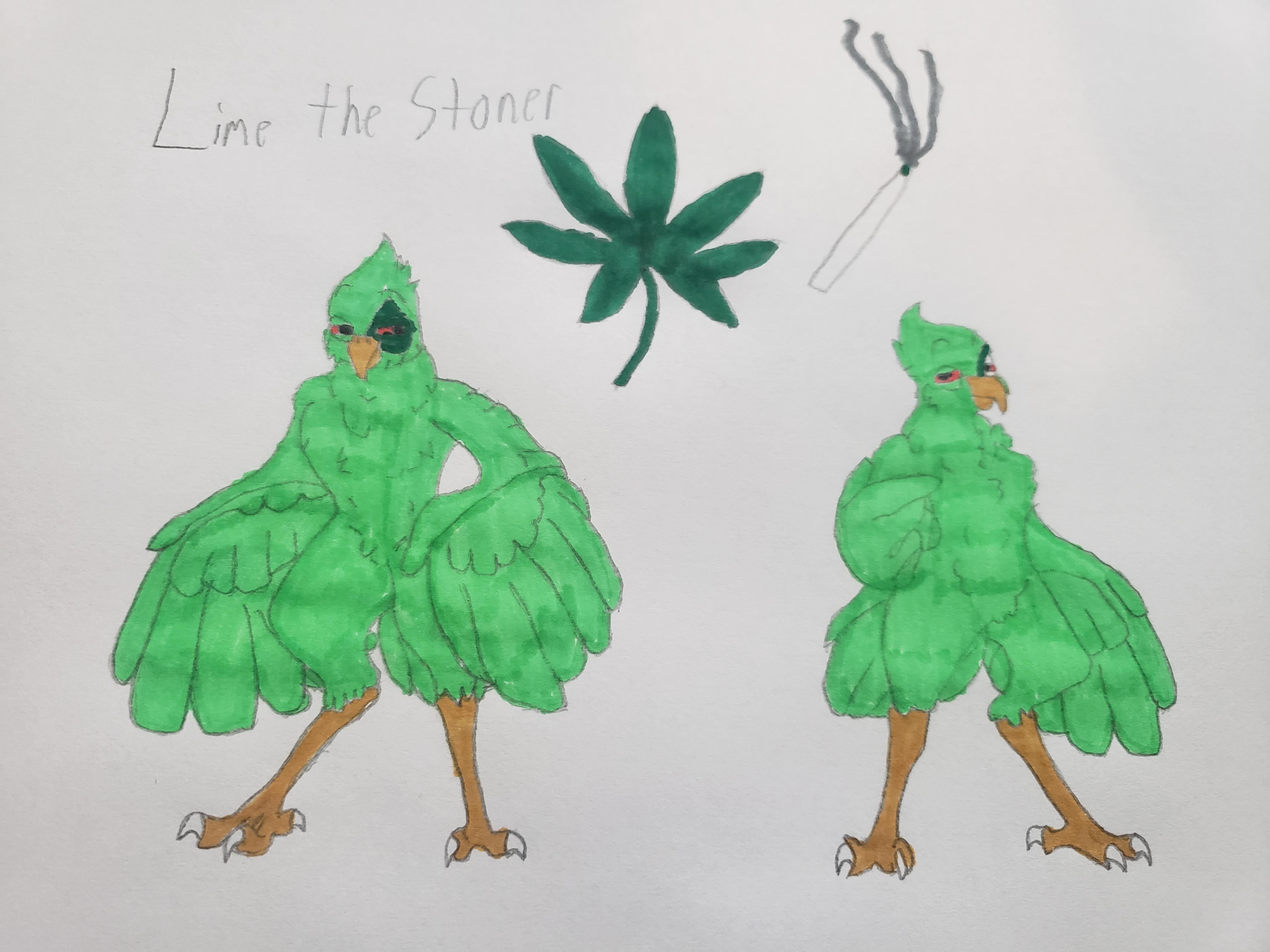 Lime just wants to get high. | Scrolller