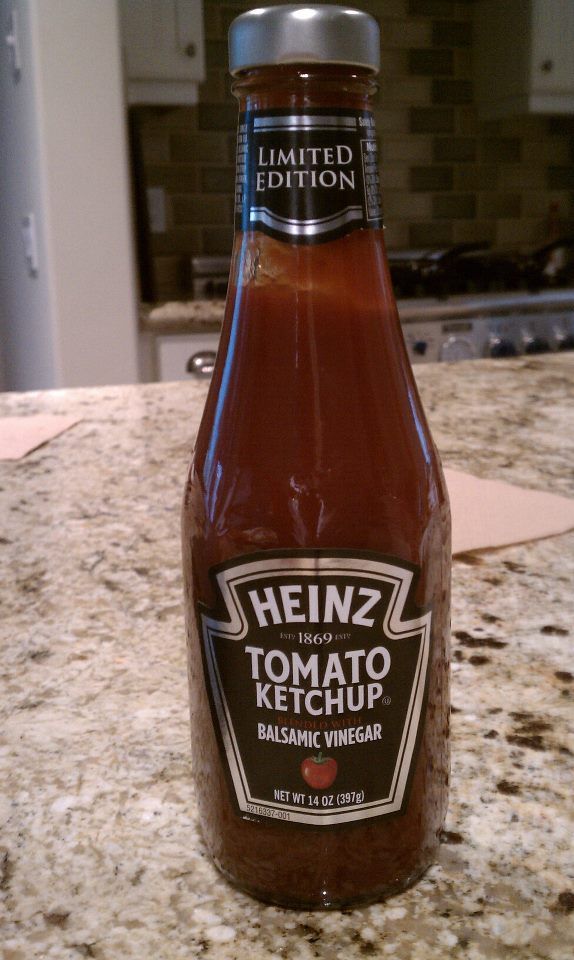 Limited Edition Heinz Balsamic (Quite good even though I'm a purist when it comes to ketchup ...