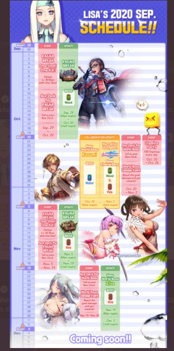 Lisa Schedule via twitter | Scrolller