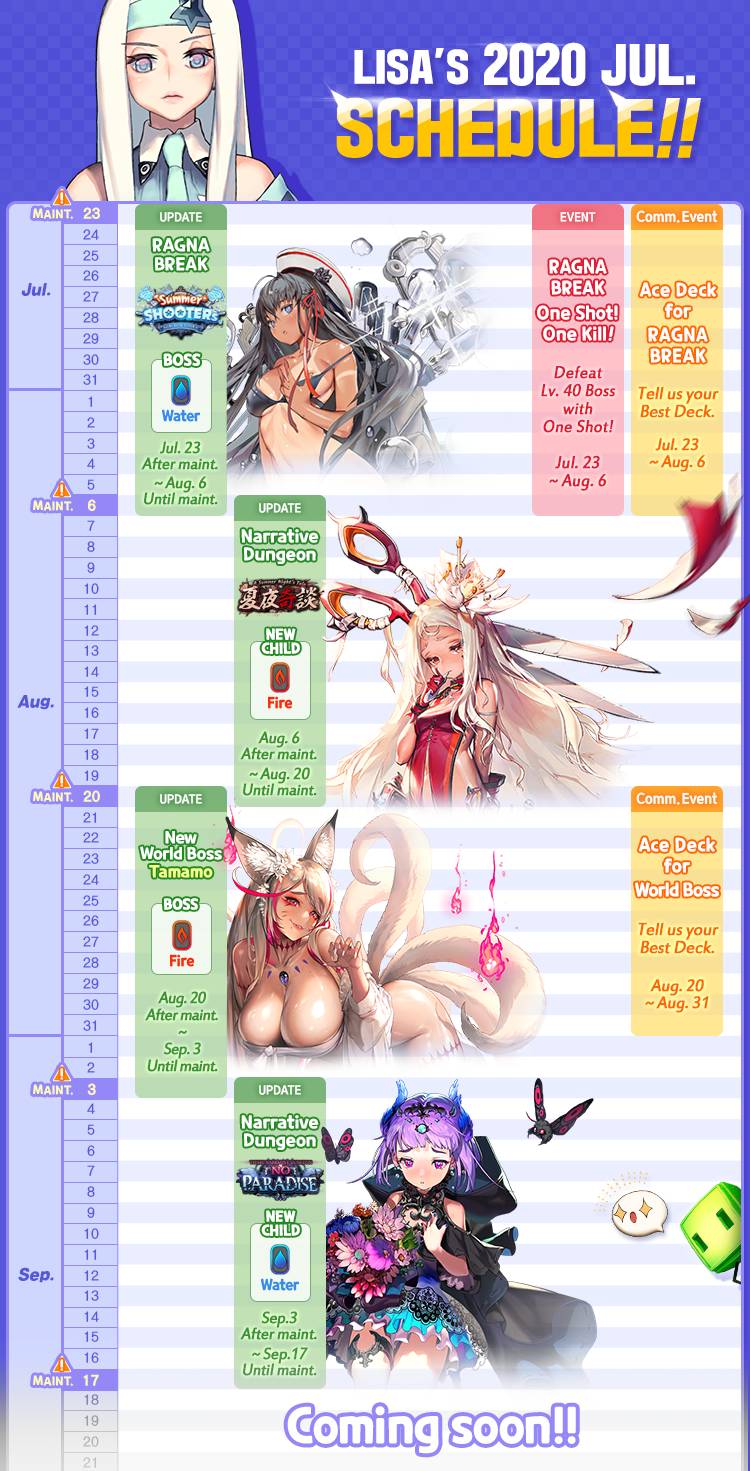 Lisa's Upcoming Schedule Calendar | Scrolller