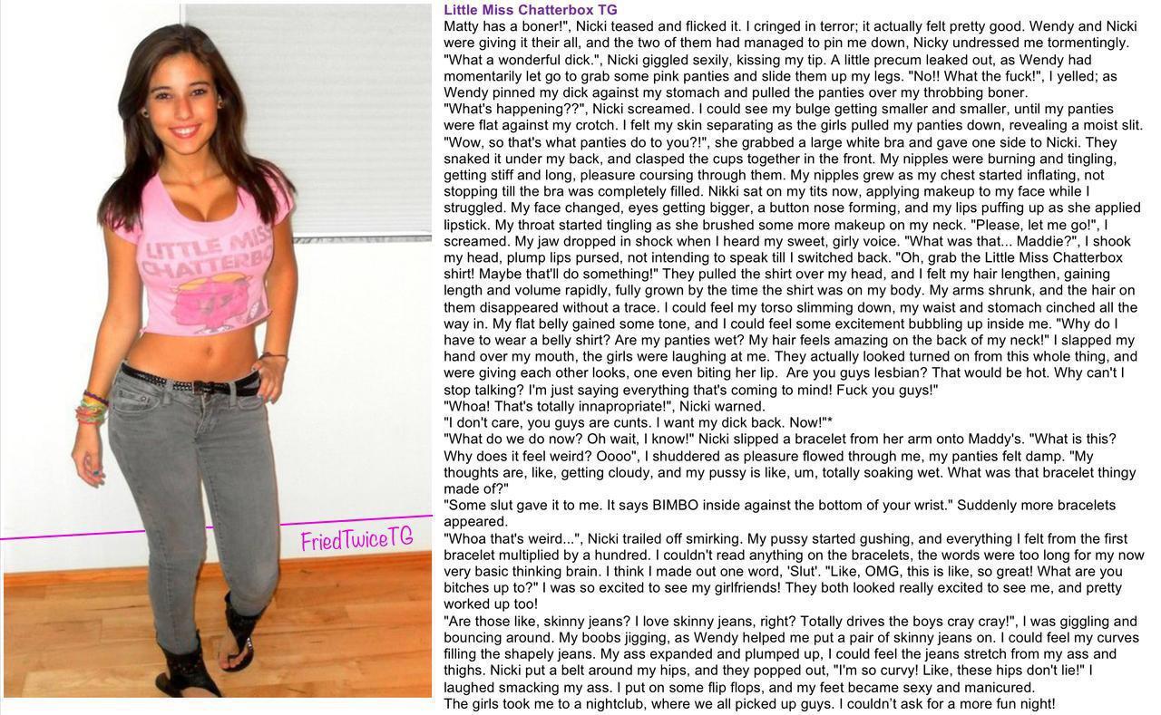 Little Miss Chatterbox Bimbo TG Story | Scrolller