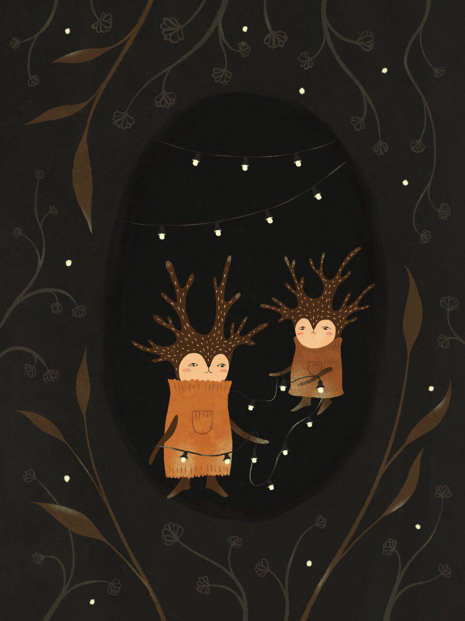 little trees, me, procreate, 2020 | Scrolller