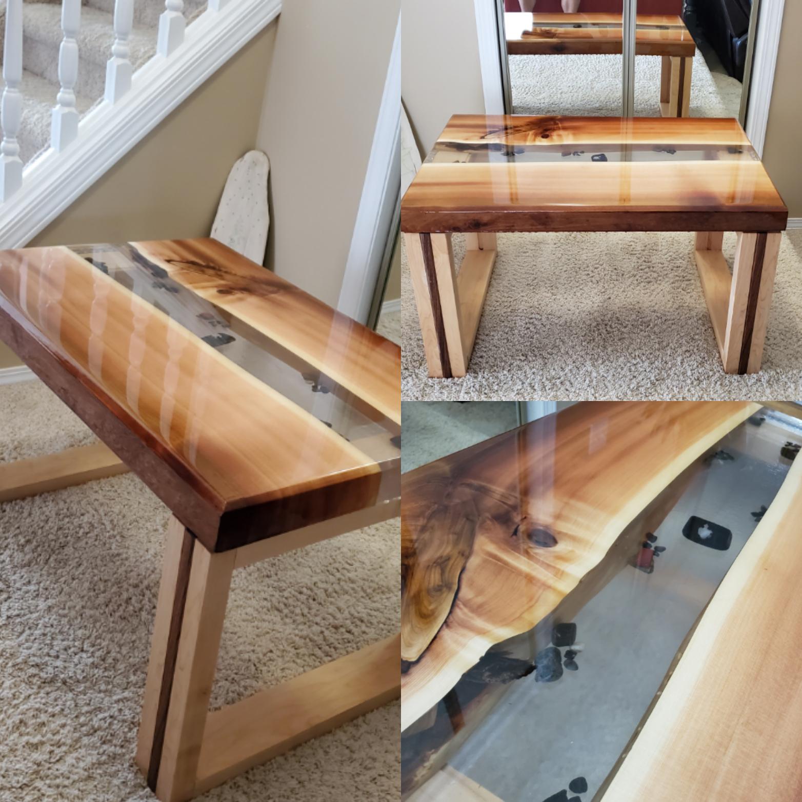 Live edge cedar canyon table | Scrolller
