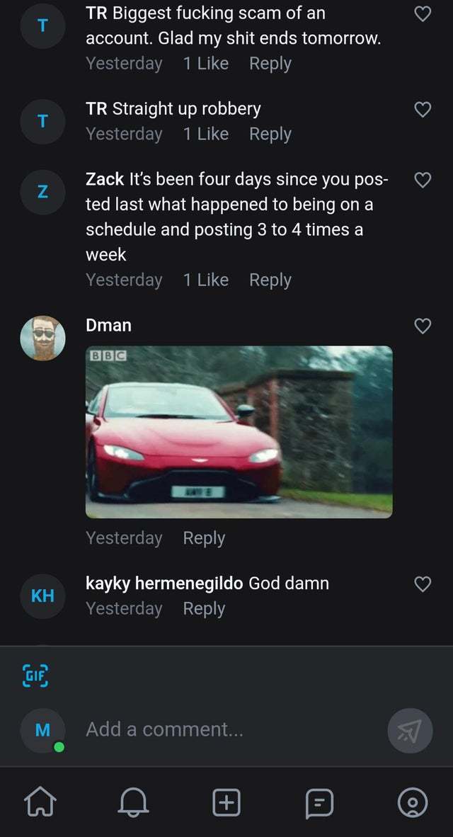 Lizzy's Only Fans comments | Scrolller