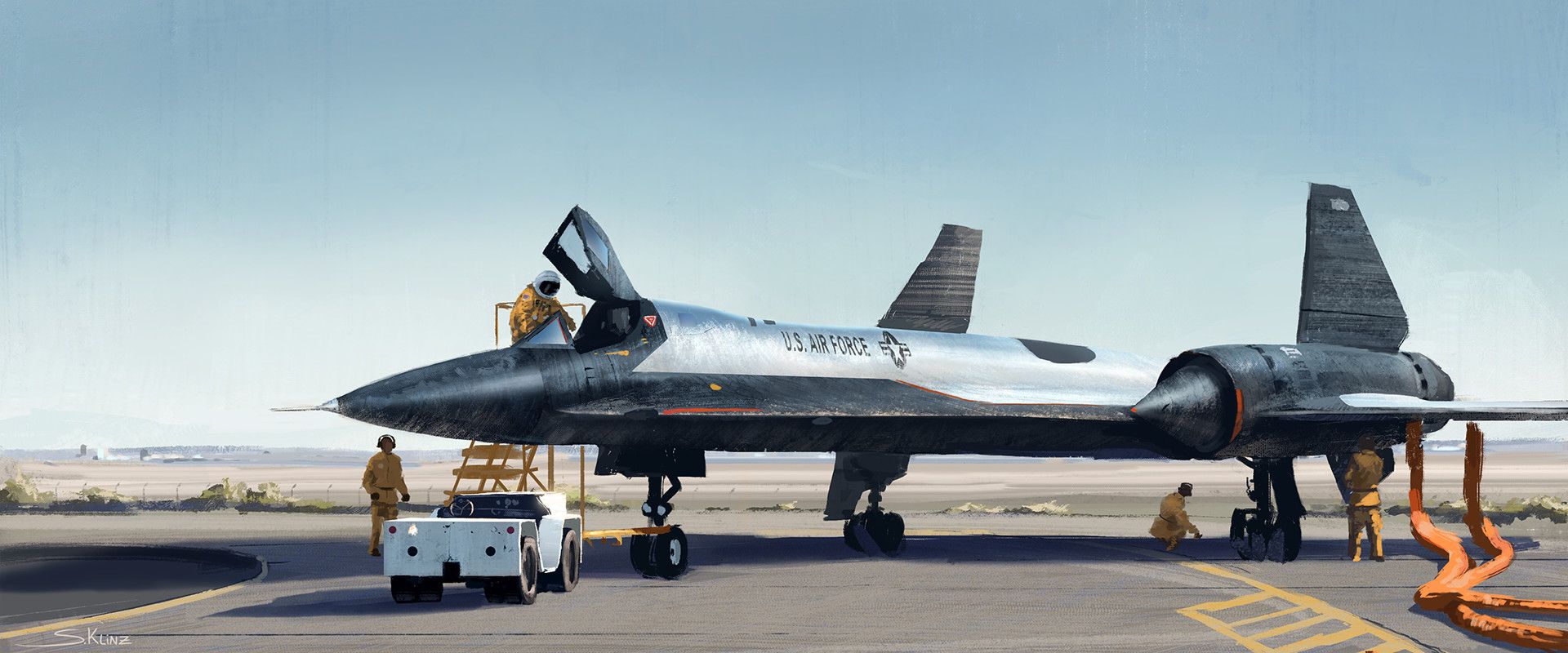 Lockheed YF-12, by Simon Klinz | Scrolller