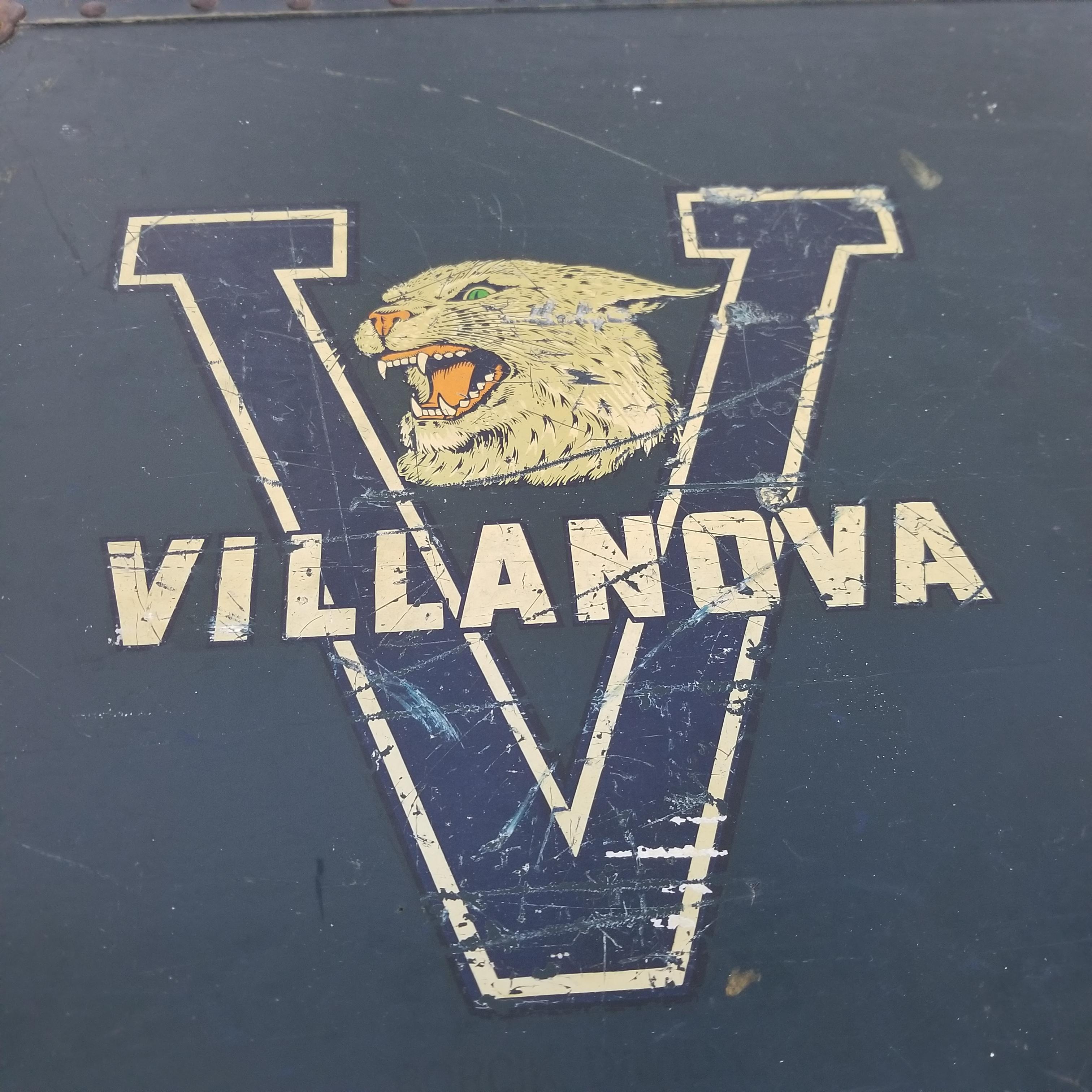 Looking for info on this vintage Villanova logo. It is on a vintage trunk/chest I would say is ...