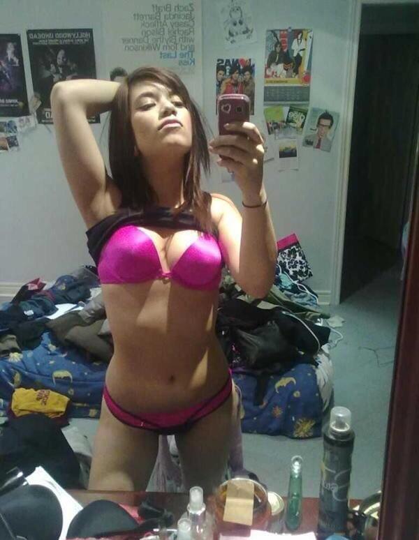 Looks like a bombshell bra on her nightstand as well | Scrolller