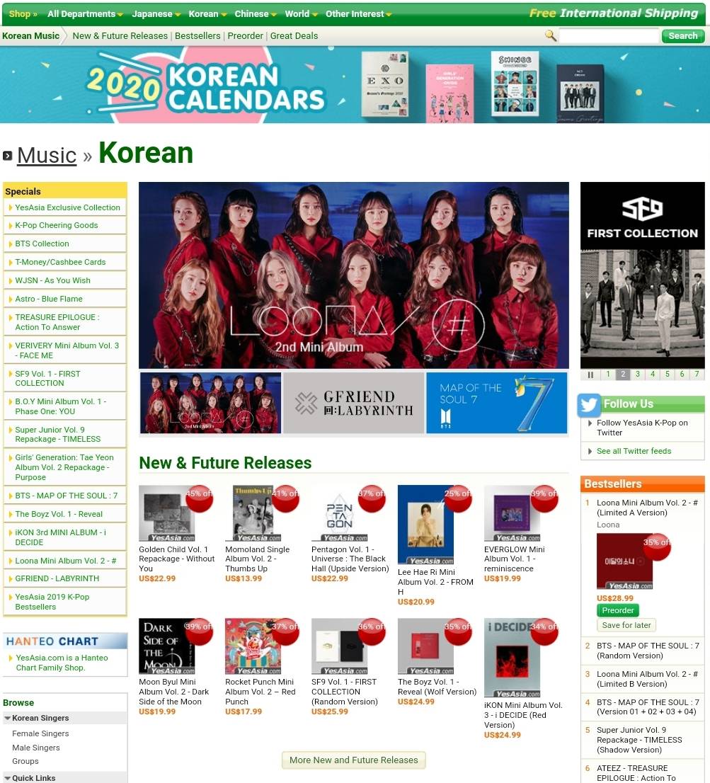 LOONA # Headline on YesAsia. Suggests Currently #1 Bestseller! | Scrolller