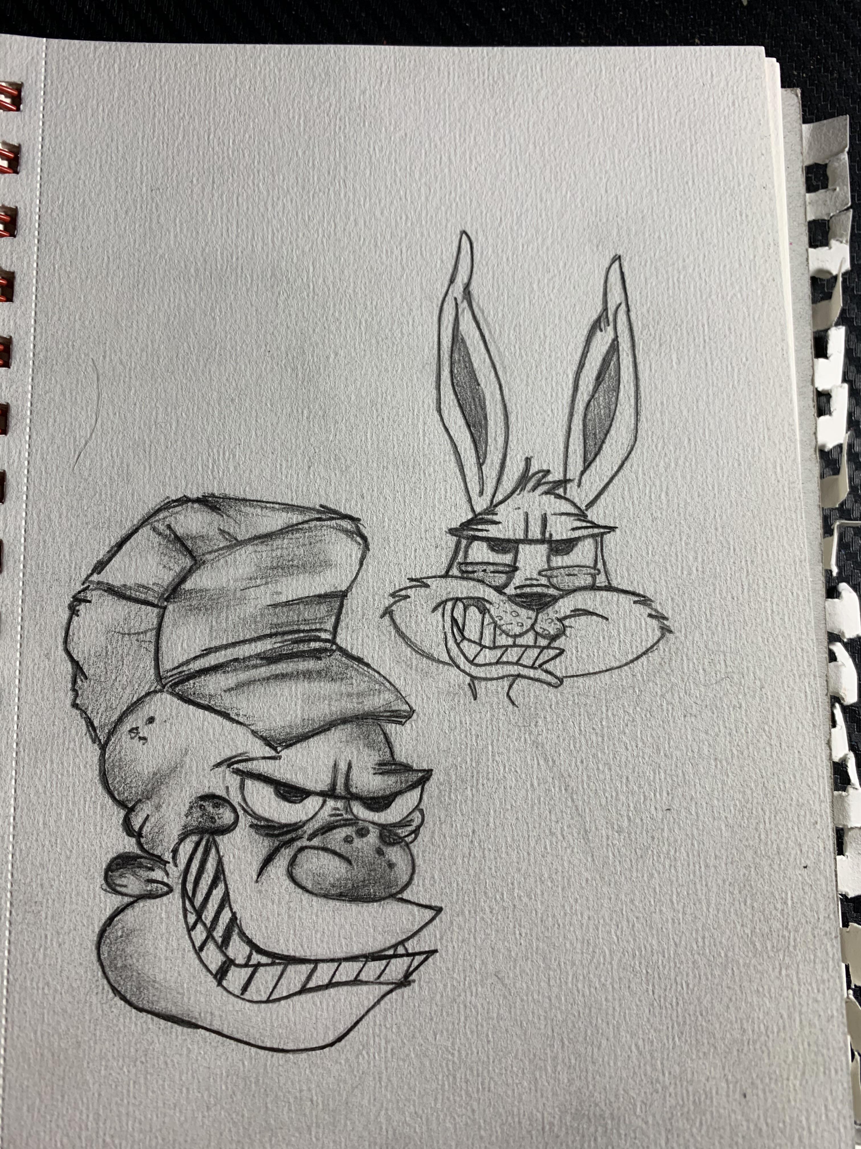 Looney tunes in the ren and stimpy universe, bugs and Elmer fud | Scrolller