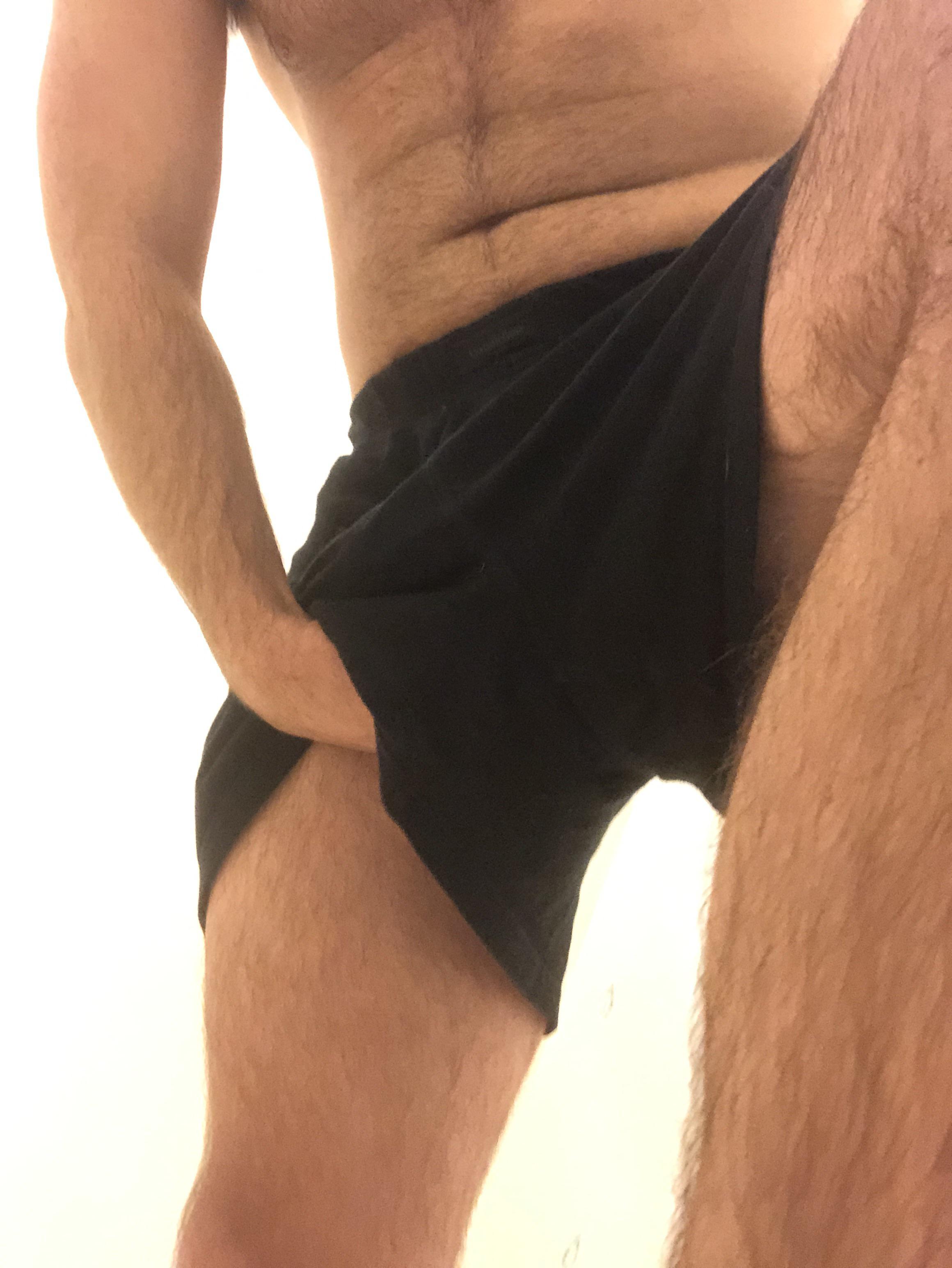 Loose black boxers | Scrolller