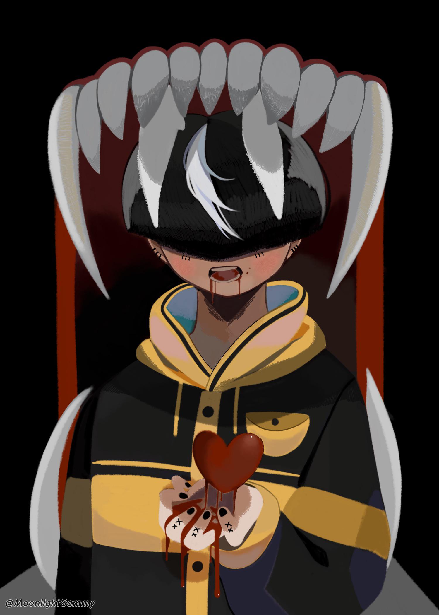 “Love hurts and at the same time it’s scary.” -Blame. 🍣 (My Oc)🐇 | Scrolller