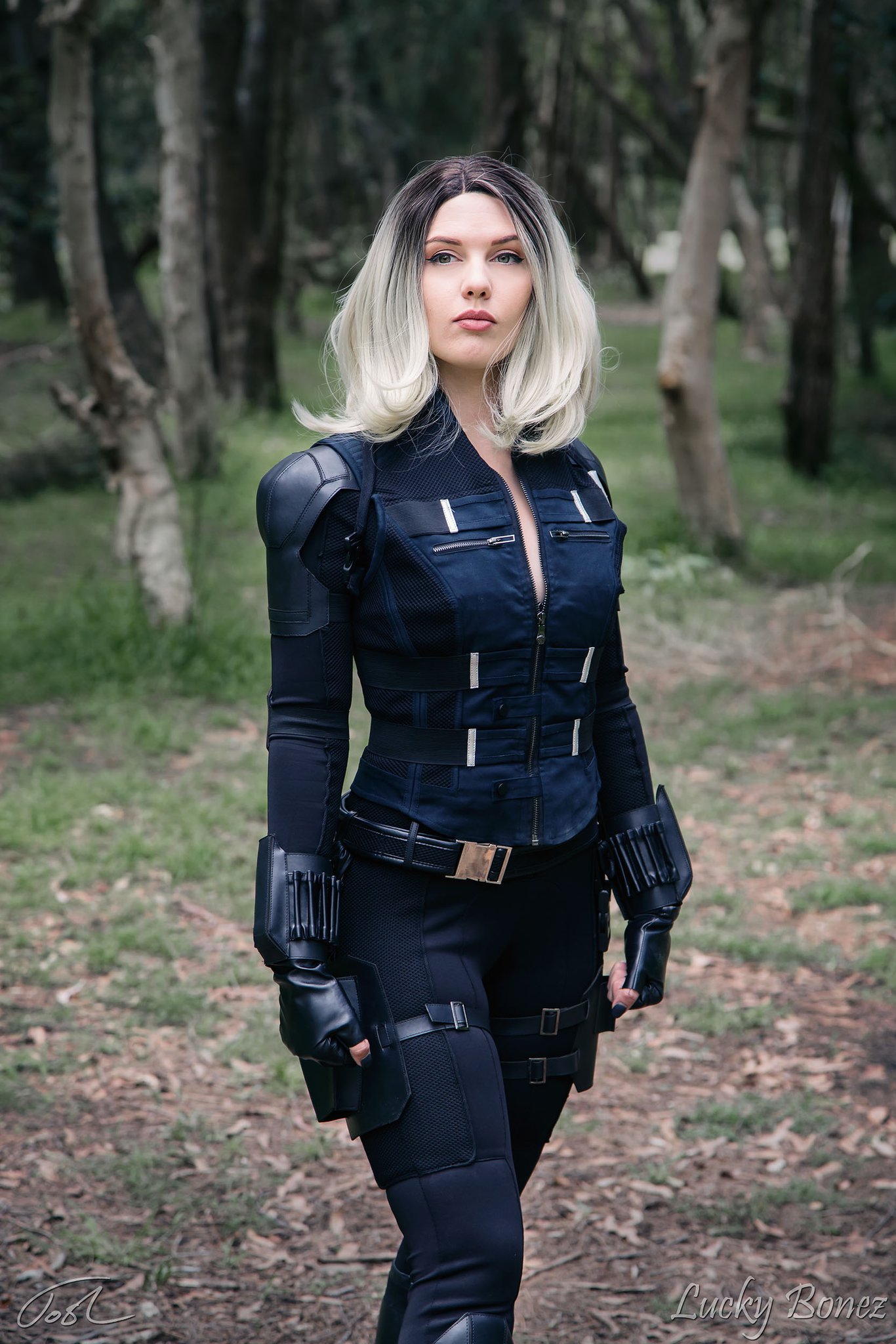 Lucky as Black Widow from Infinity War | Scrolller