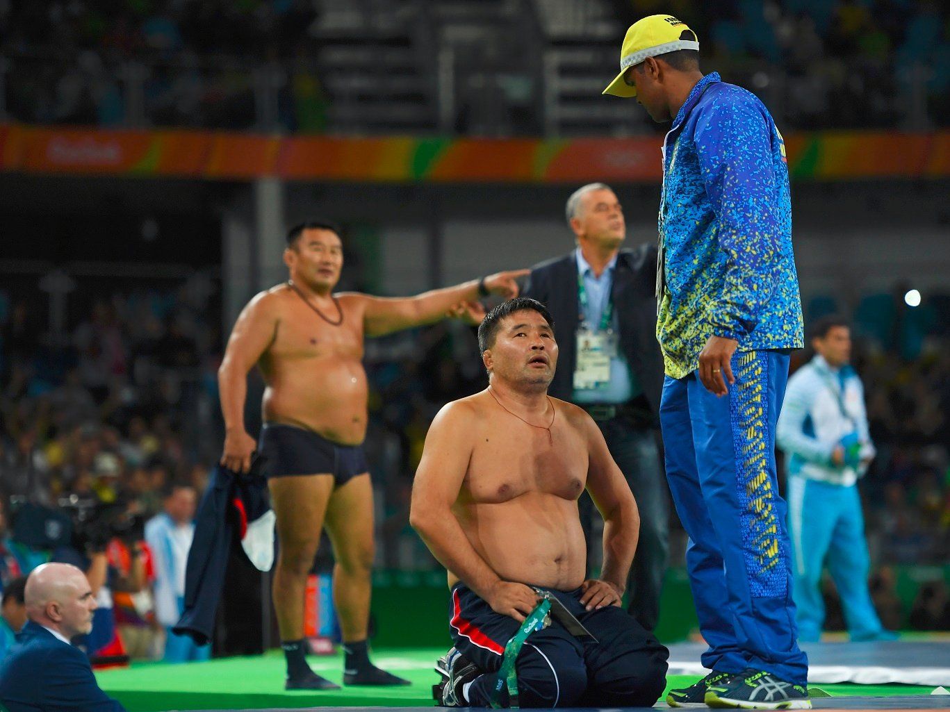 [M]ongolian coaches stripped down to their underwear | Scrolller