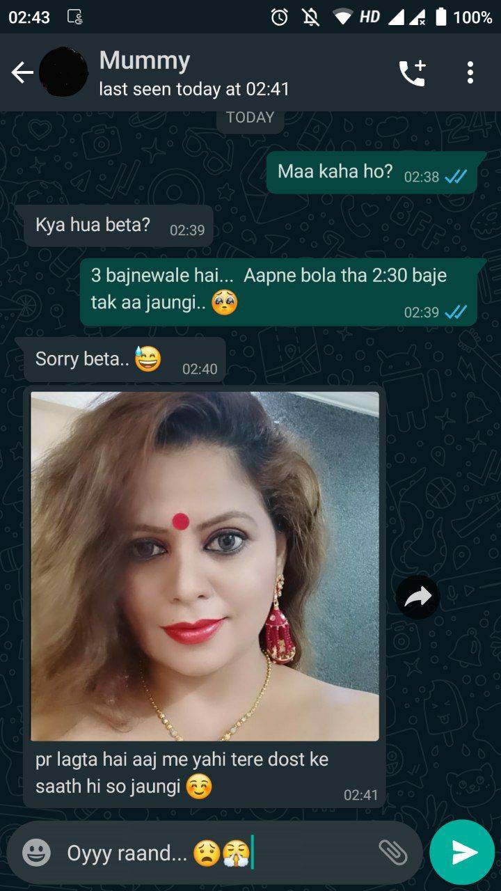 Maa bete ki whatsapp chat | Scrolller