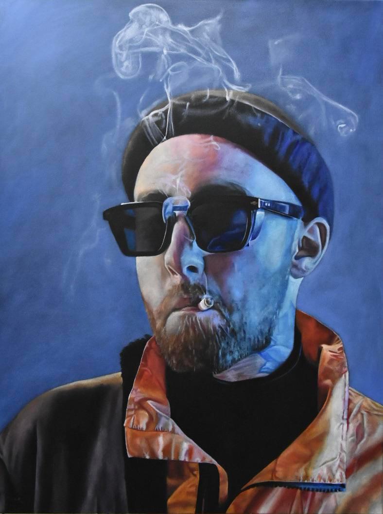 Mac, Me, Oil, 2021 | Scrolller