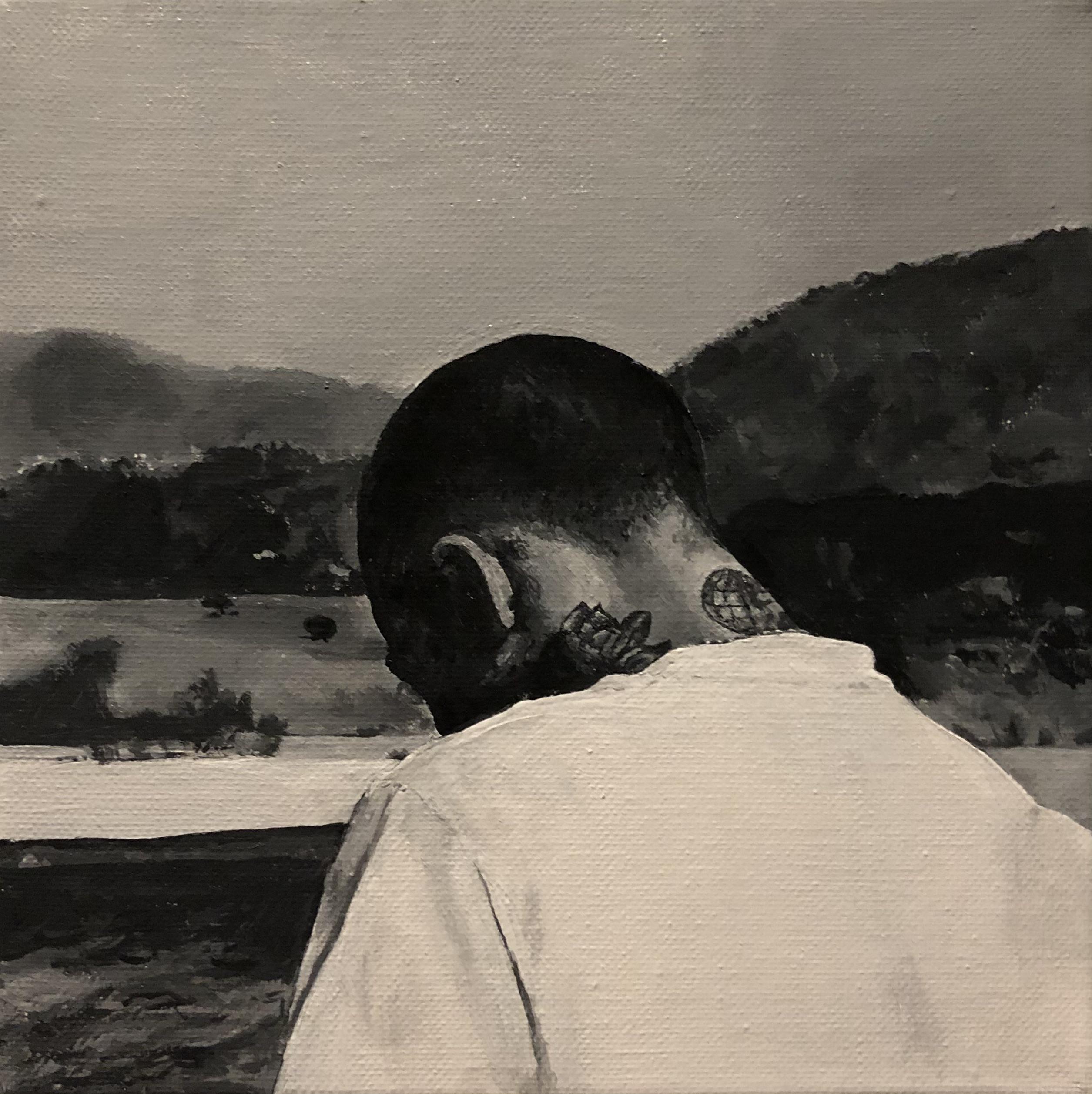 Mac Miller, me, acrylics, 2021 | Scrolller