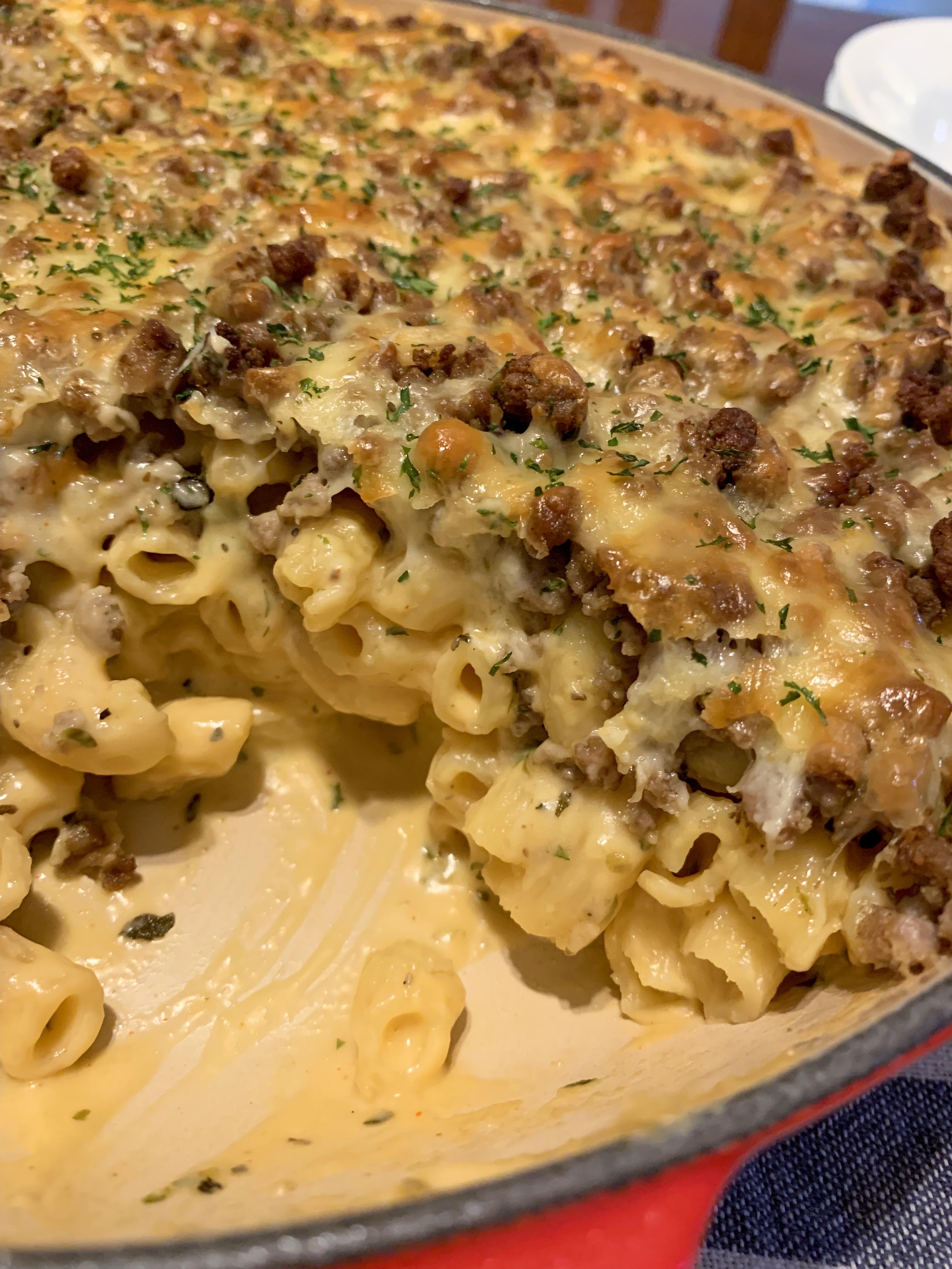 Macaroni and Cheese with Ground Beef | Scrolller