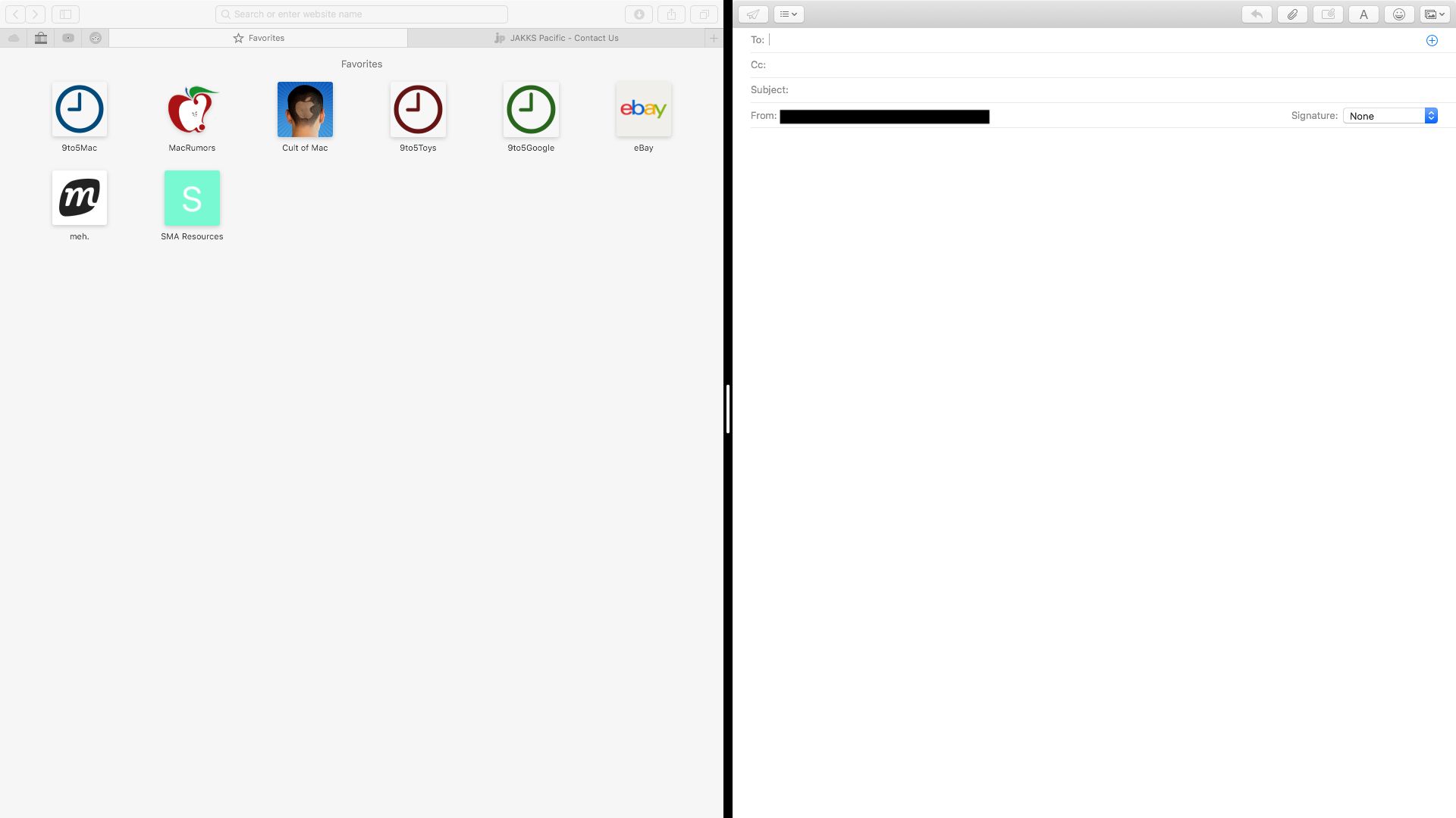 MacOS Mojave- Split screen now has a very clear divider, making it much easier to grab and ...