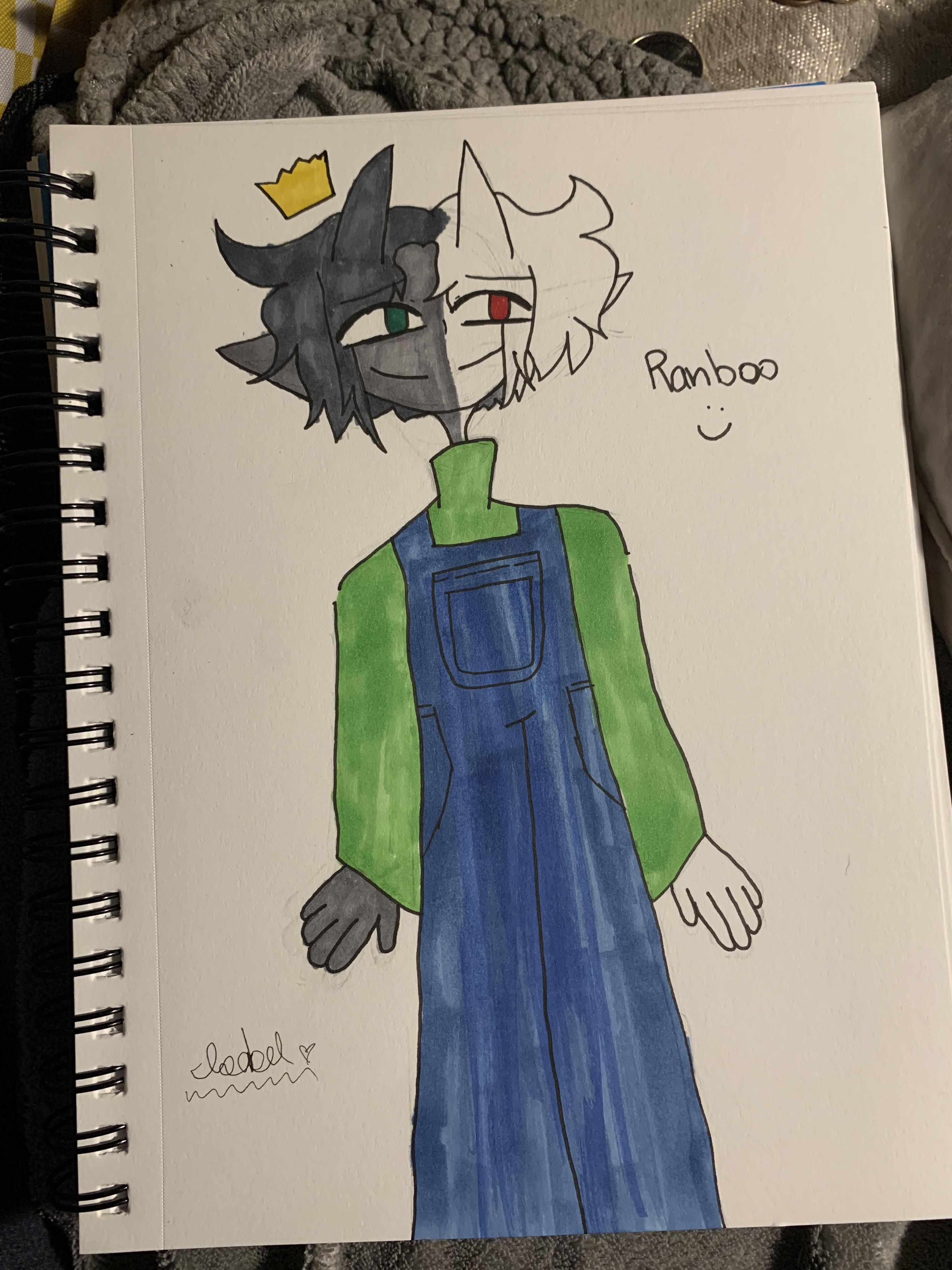 Made a lil drawing of ranboo :] | Scrolller